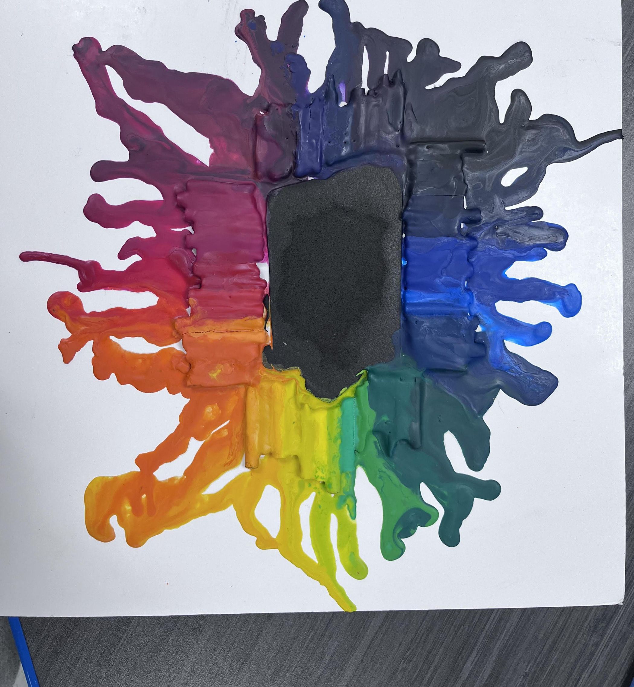 Silhouette Melted Crayon Art - Iowa : 5 Steps - Instructables