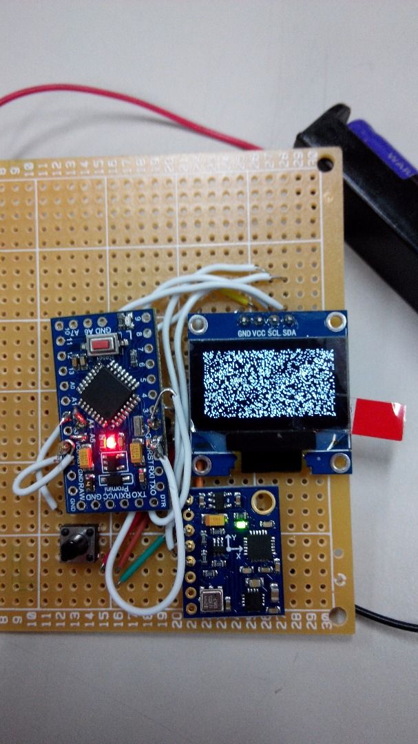 Arduino Pedometer Watch, With Temperature, Altitude and Compass! : 6 ...