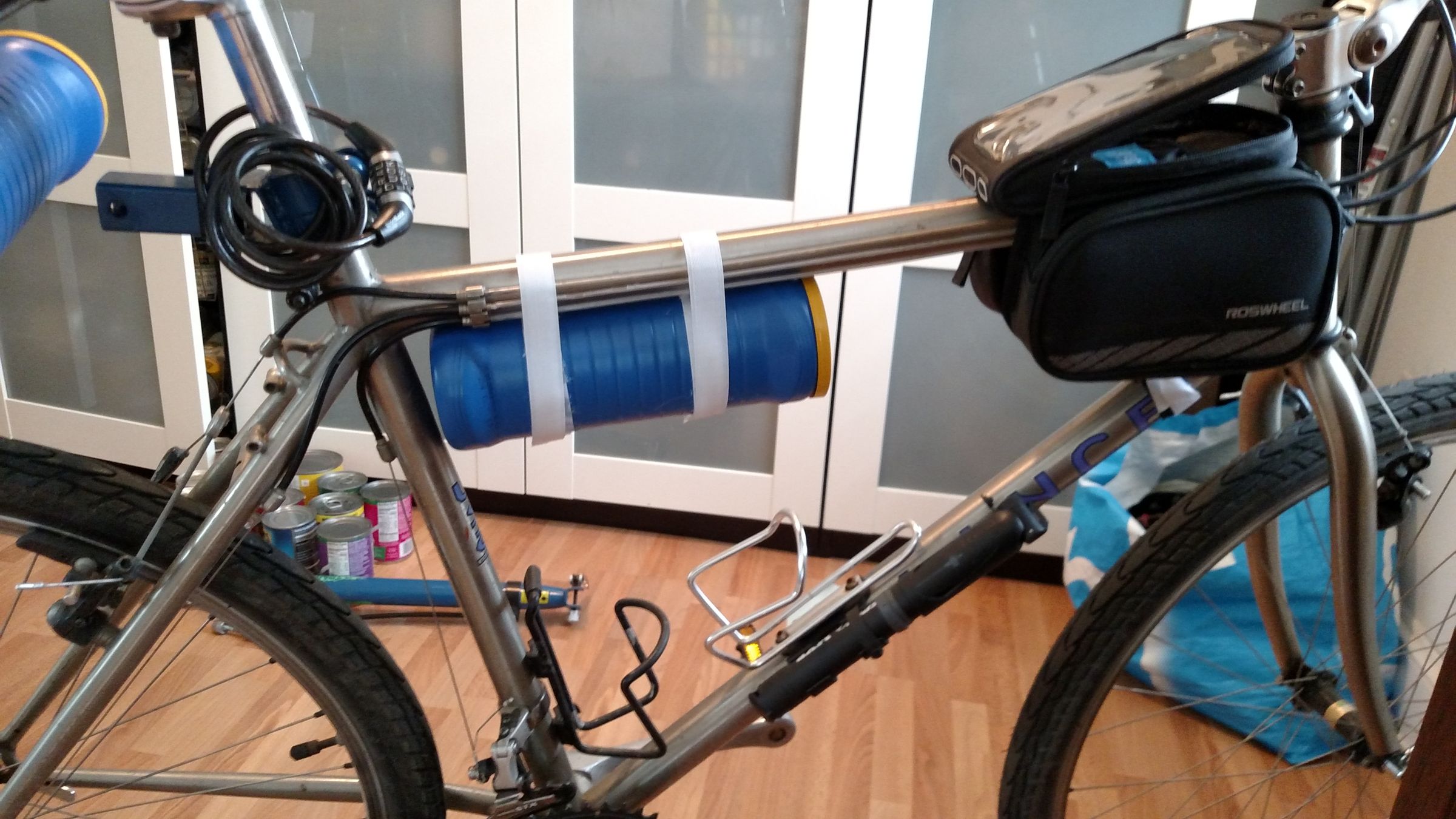 Upcycled Chip Can Bike Bag : 5 Steps (with Pictures) - Instructables