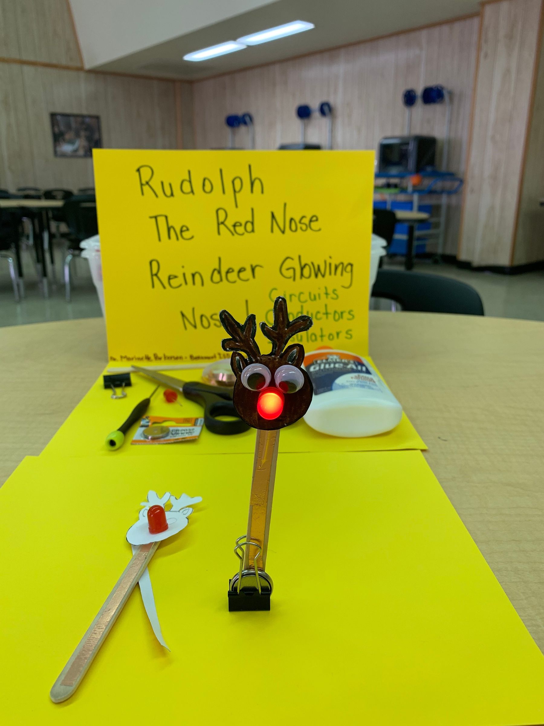 Rudolph the Red Nosed Reindeer- Glowing Nose : 6 Steps - Instructables