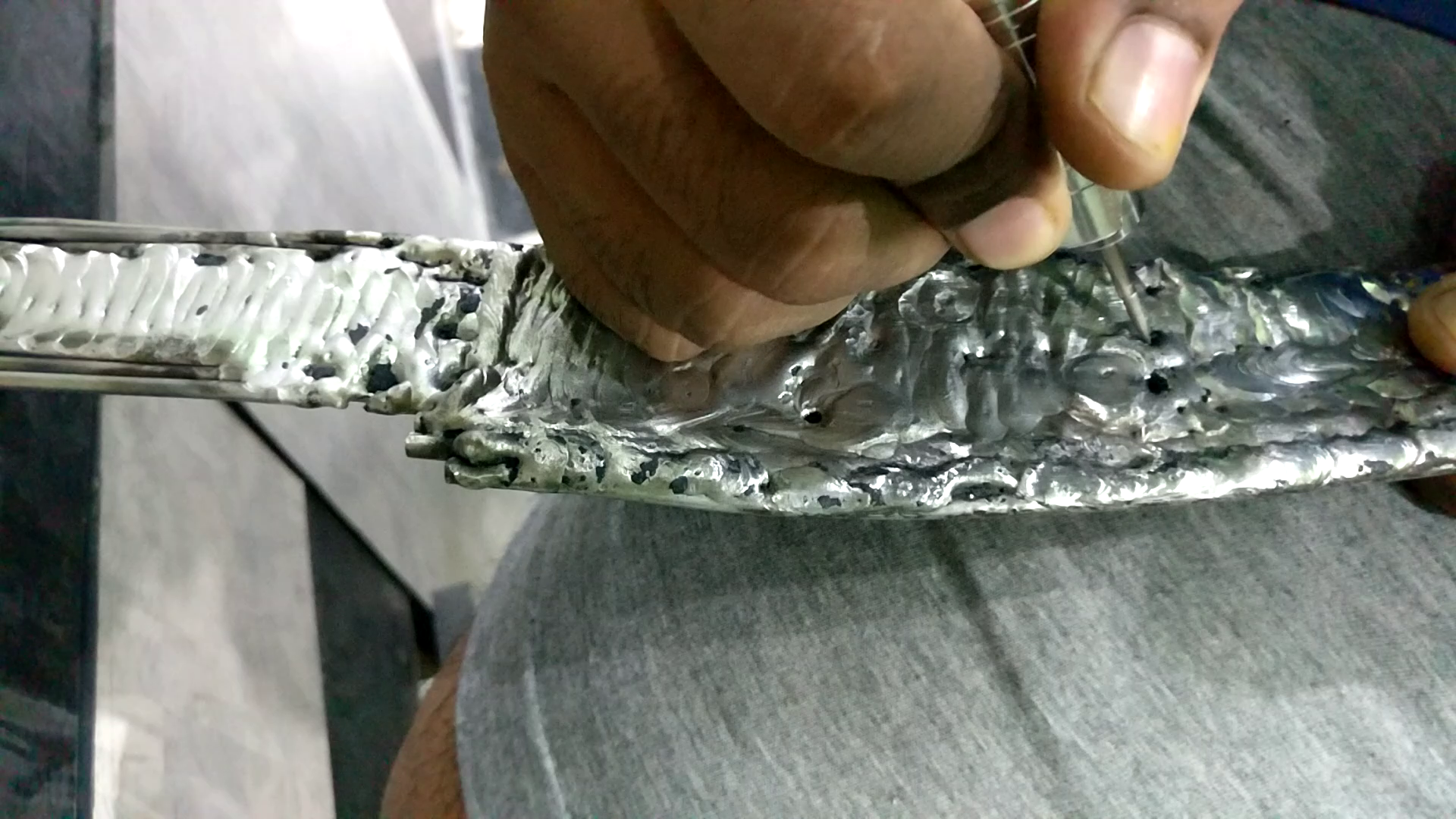 Chefs Knife From Welding Electrodes : 12 Steps (with Pictures ...