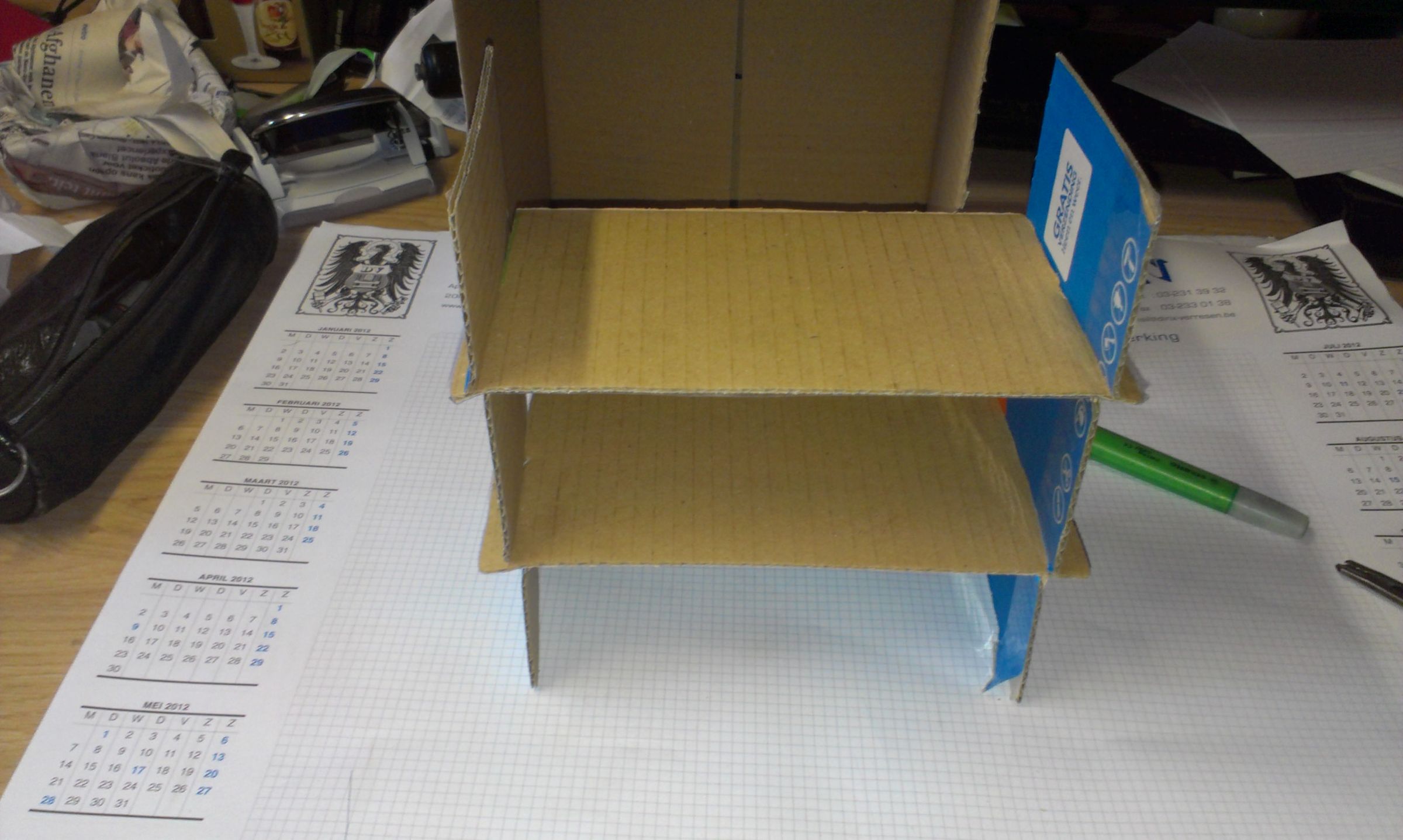 Mini-shelf From Cardboard Box : 5 Steps - Instructables