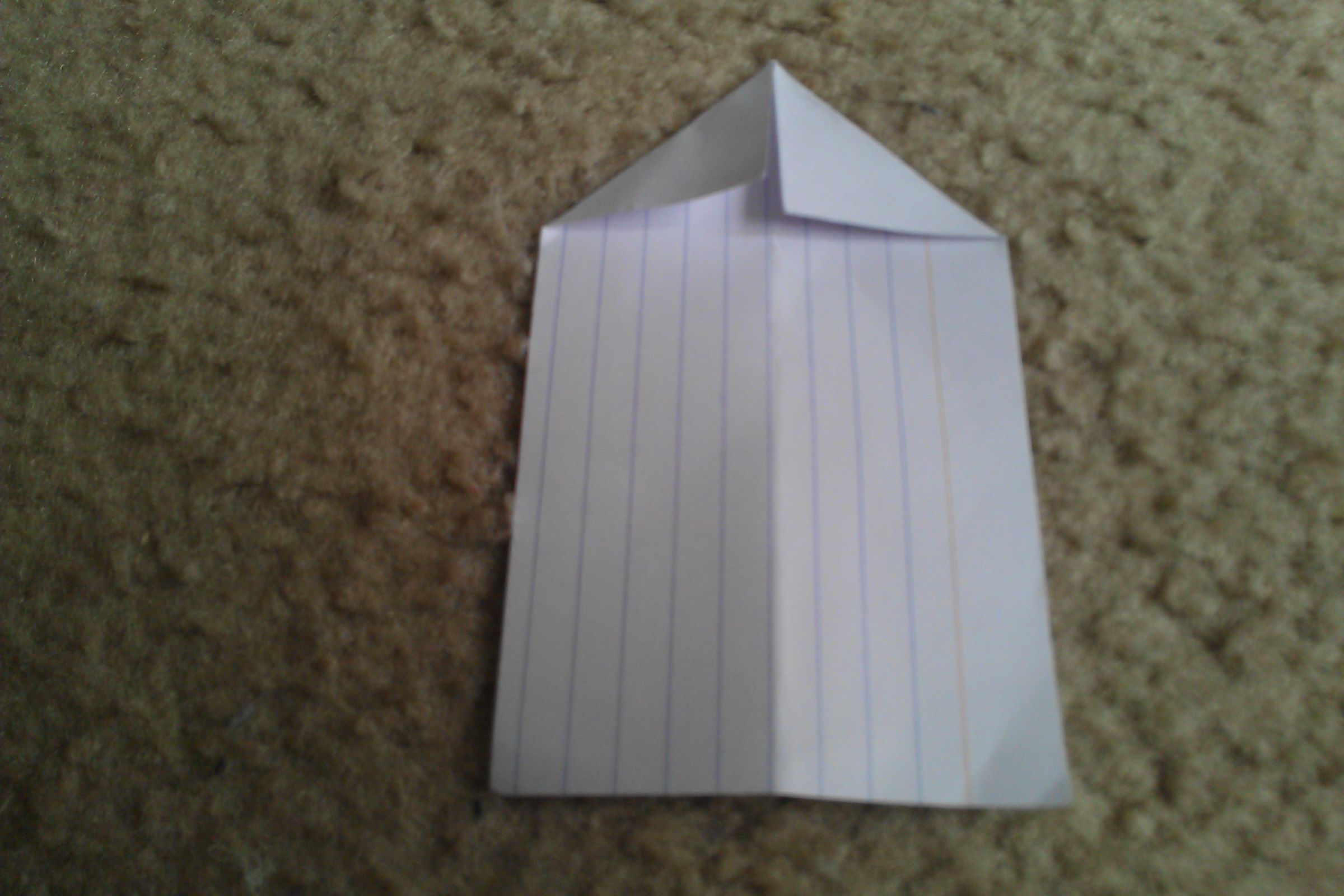 Index Card Airplane-the Dart : 3 Steps - Instructables