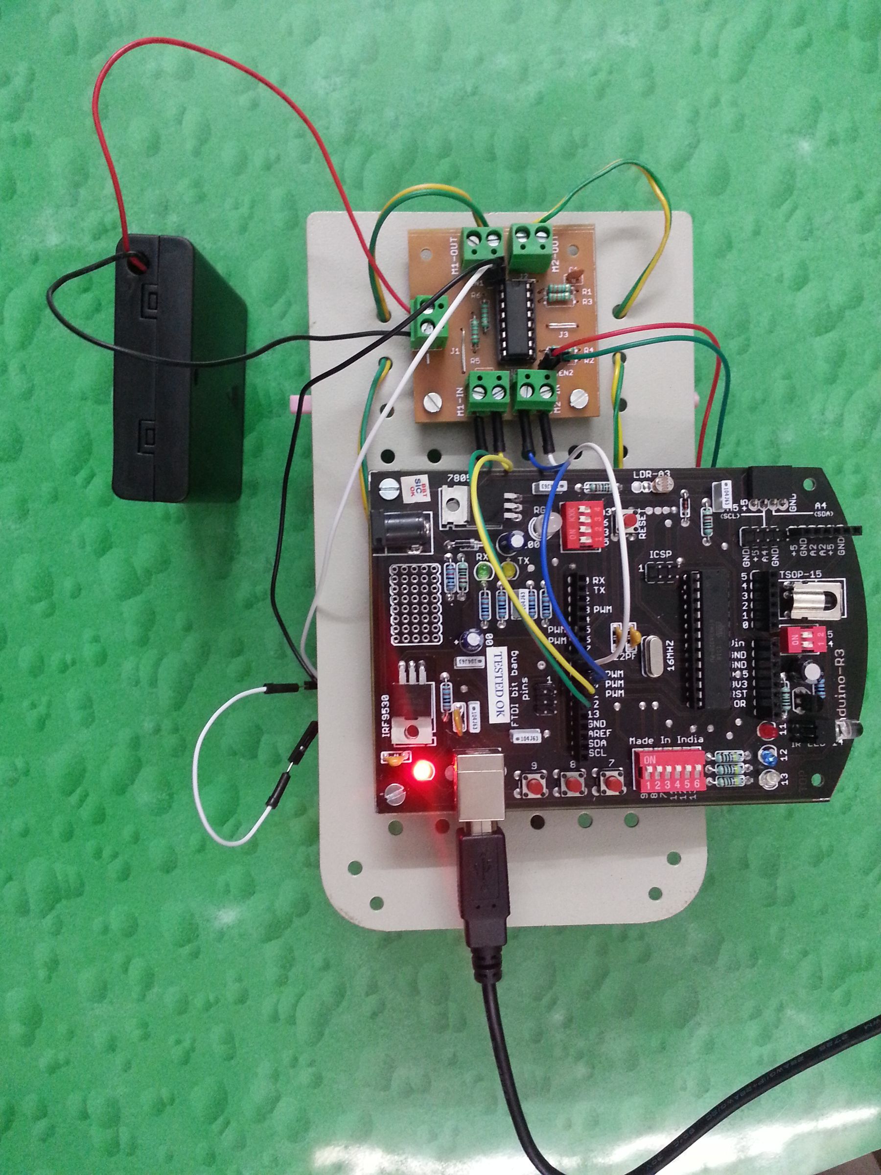 Arduino Autonomous Robot (Land Rover / Car) Stage1Model2 : 23 Steps ...