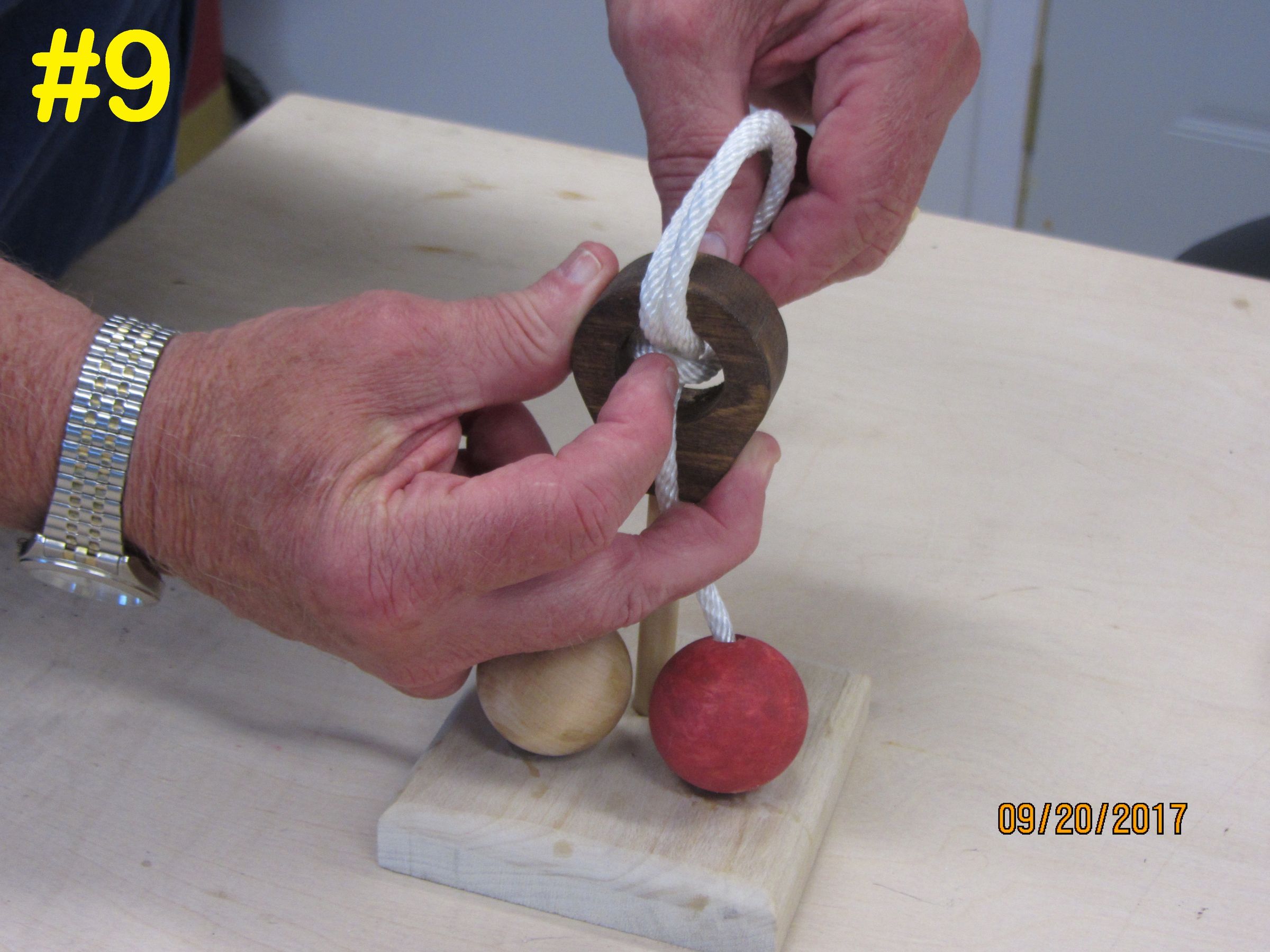 Wood Ball - Metal Ring Rope Puzzle : 16 Steps (with Pictures ...