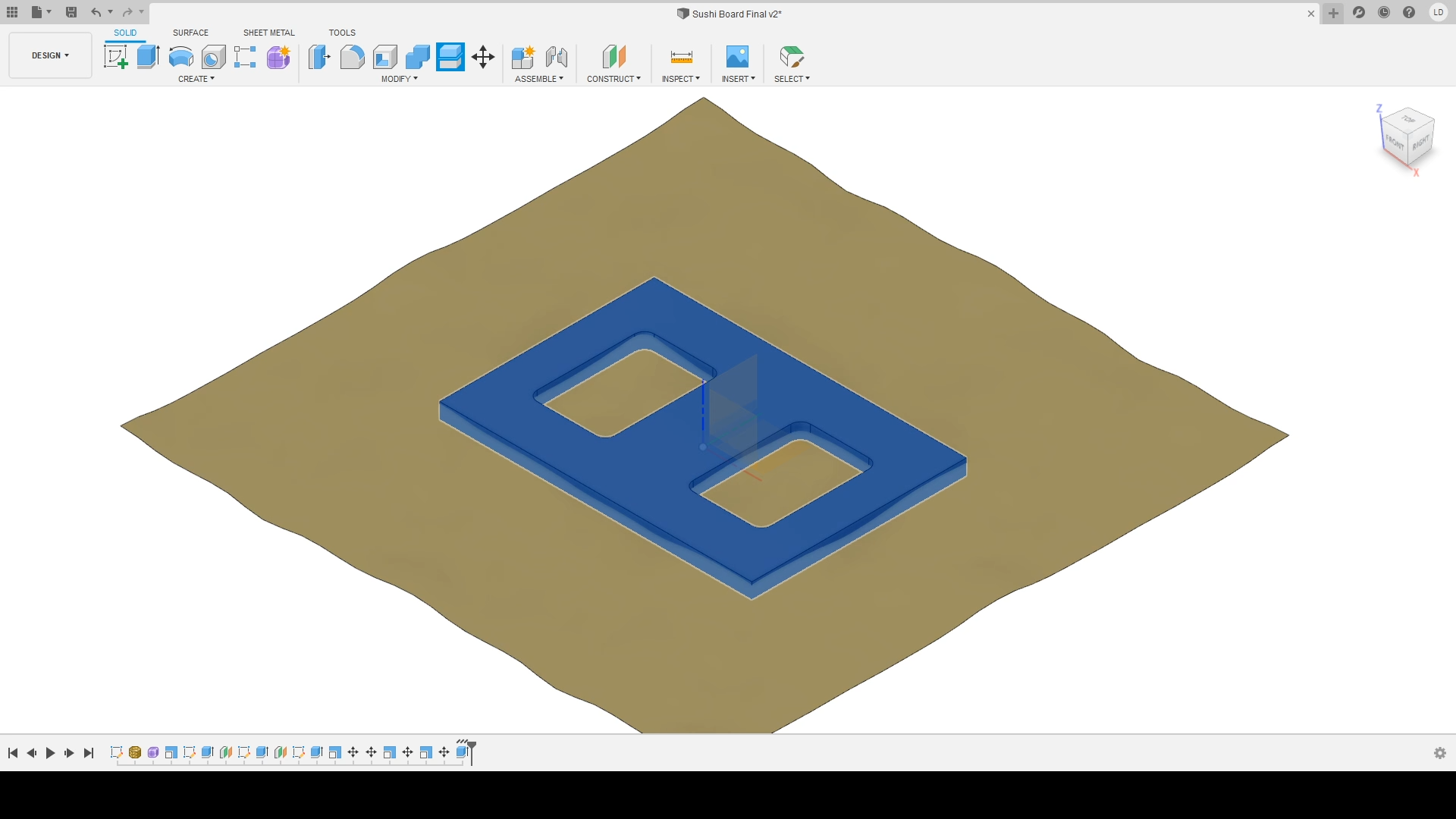 CNC WAVE Sushi Board : 7 Steps (with Pictures) - Instructables