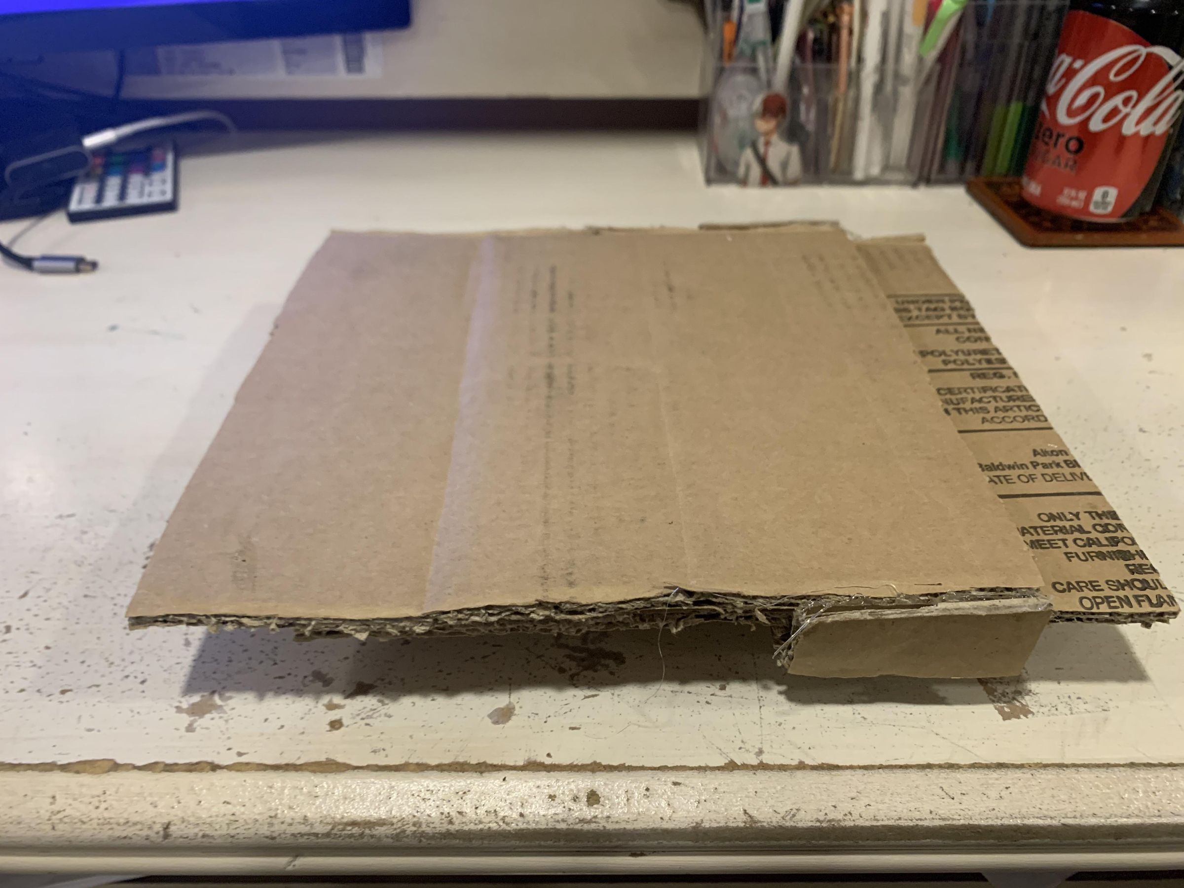 Old Cardboard Boxes to Adjustable Table! : 5 Steps - Instructables