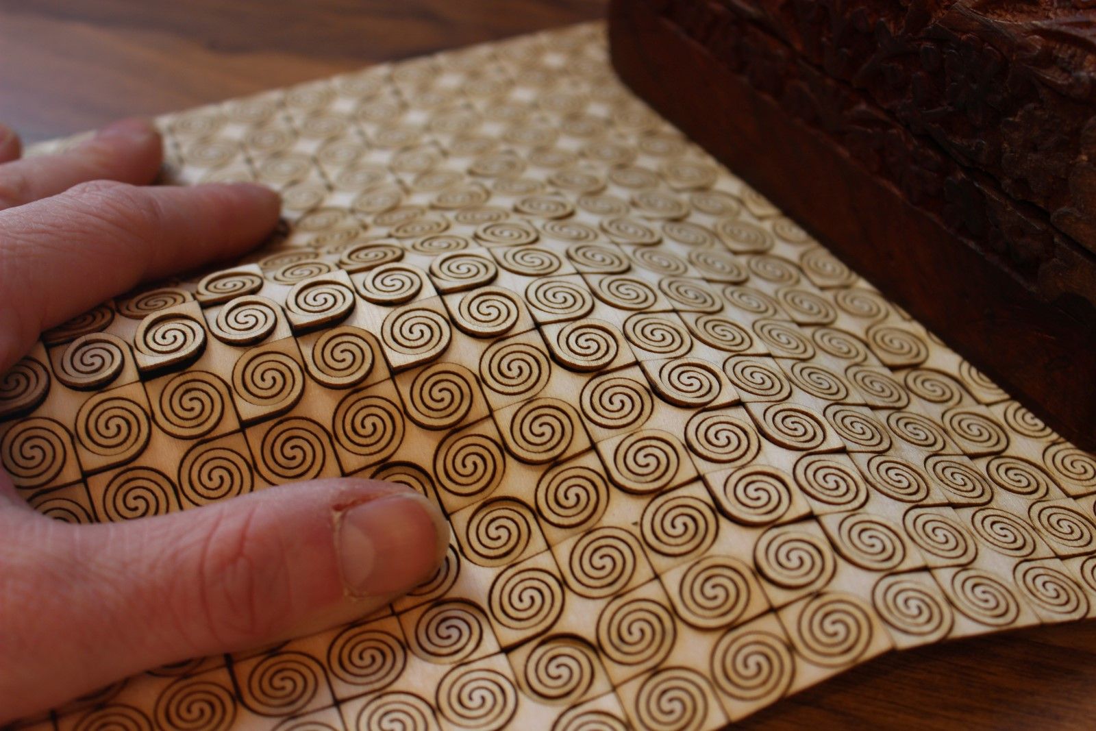 Super Flexible Double Curvature Surface - Laser Cut Plywood (with ...