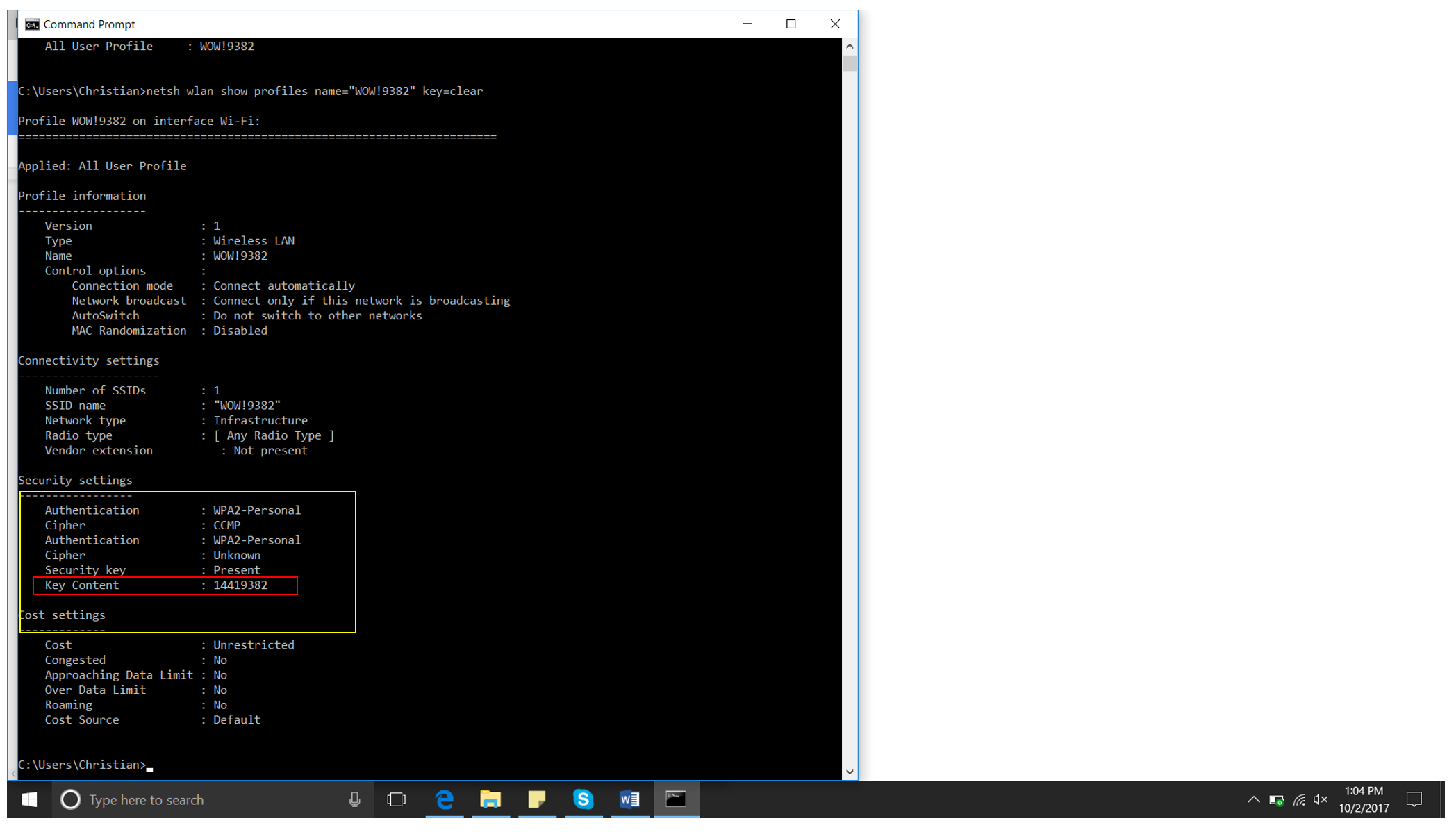 How to Recover Lost/Forgotten WiFi Passwords in Windows : 3 Steps ...