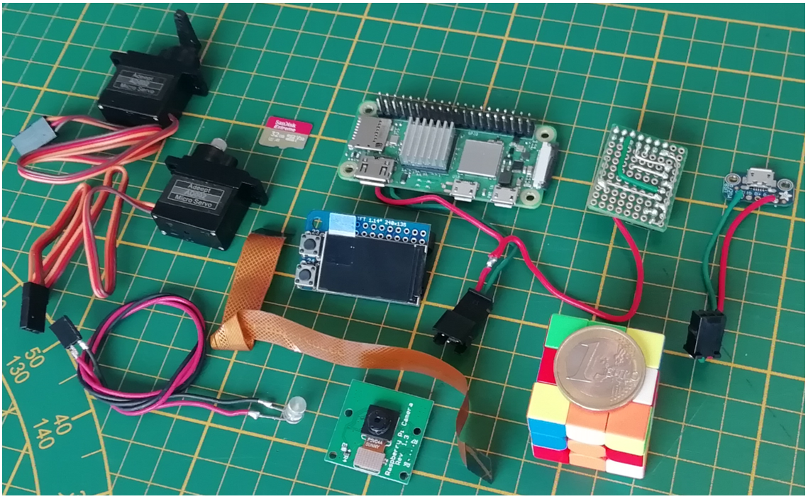 DIY the World's Smallest Rubik's Cube Solver Robot : 13 Steps (with ...