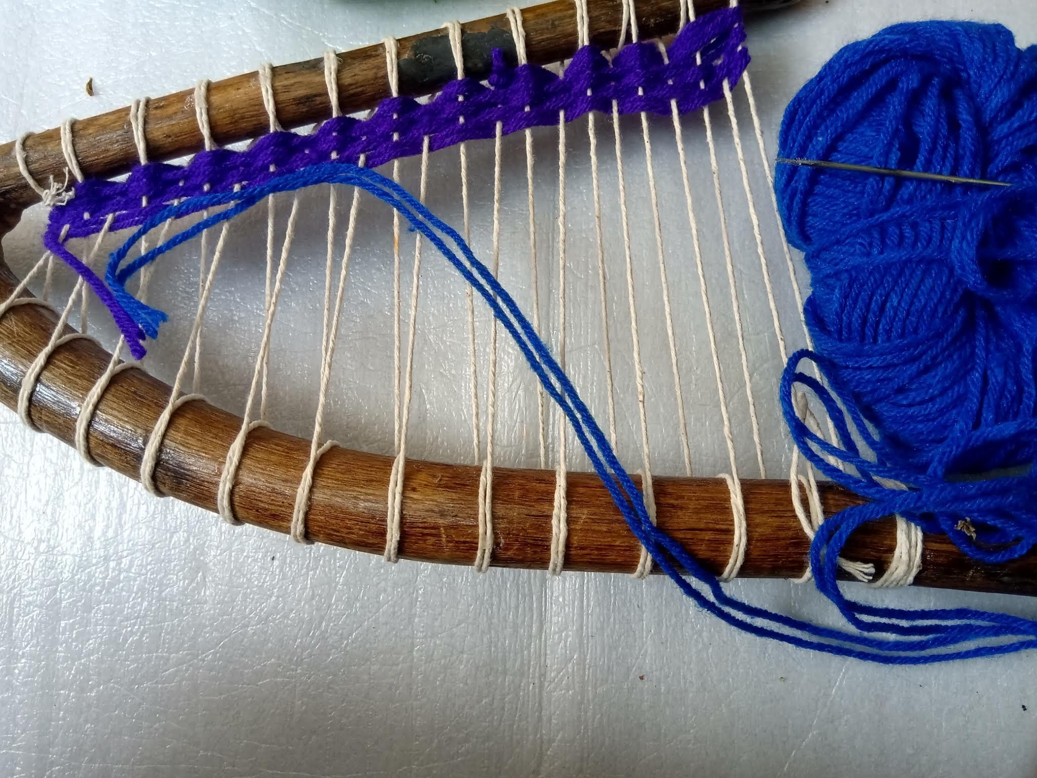 Wood & Yarn (Full & Partial Branch Weaving, Tiny Birds) - Home Decor ...