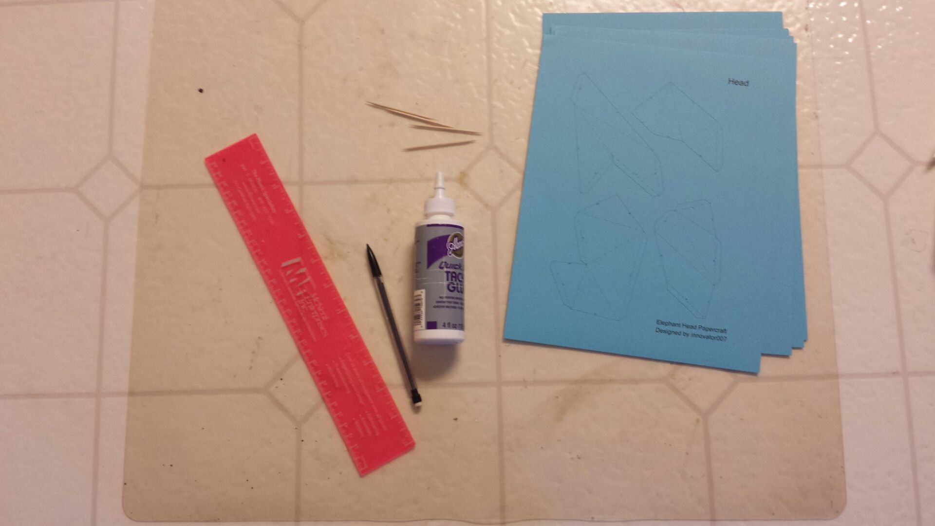 Welcome to the Jungle- Elephant Head Papercraft : 11 Steps (with ...