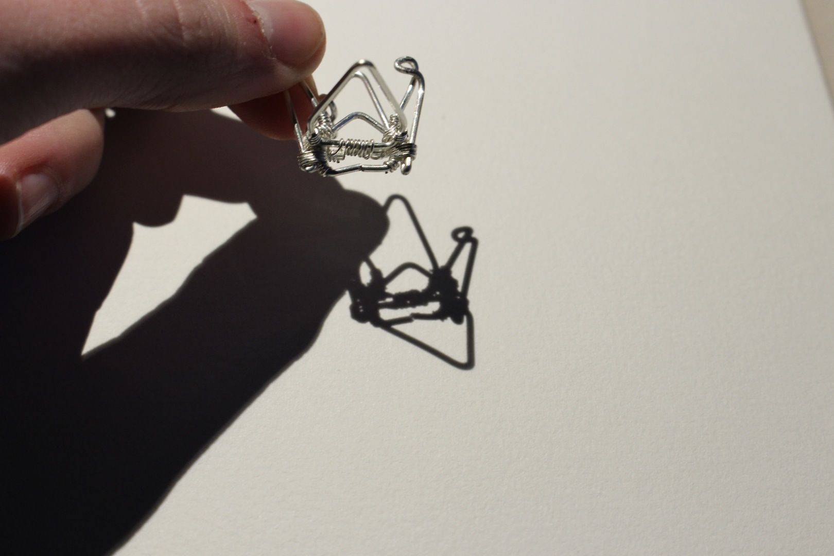 Wire "origami" Crane Pendant : 27 Steps (with Pictures) - Instructables