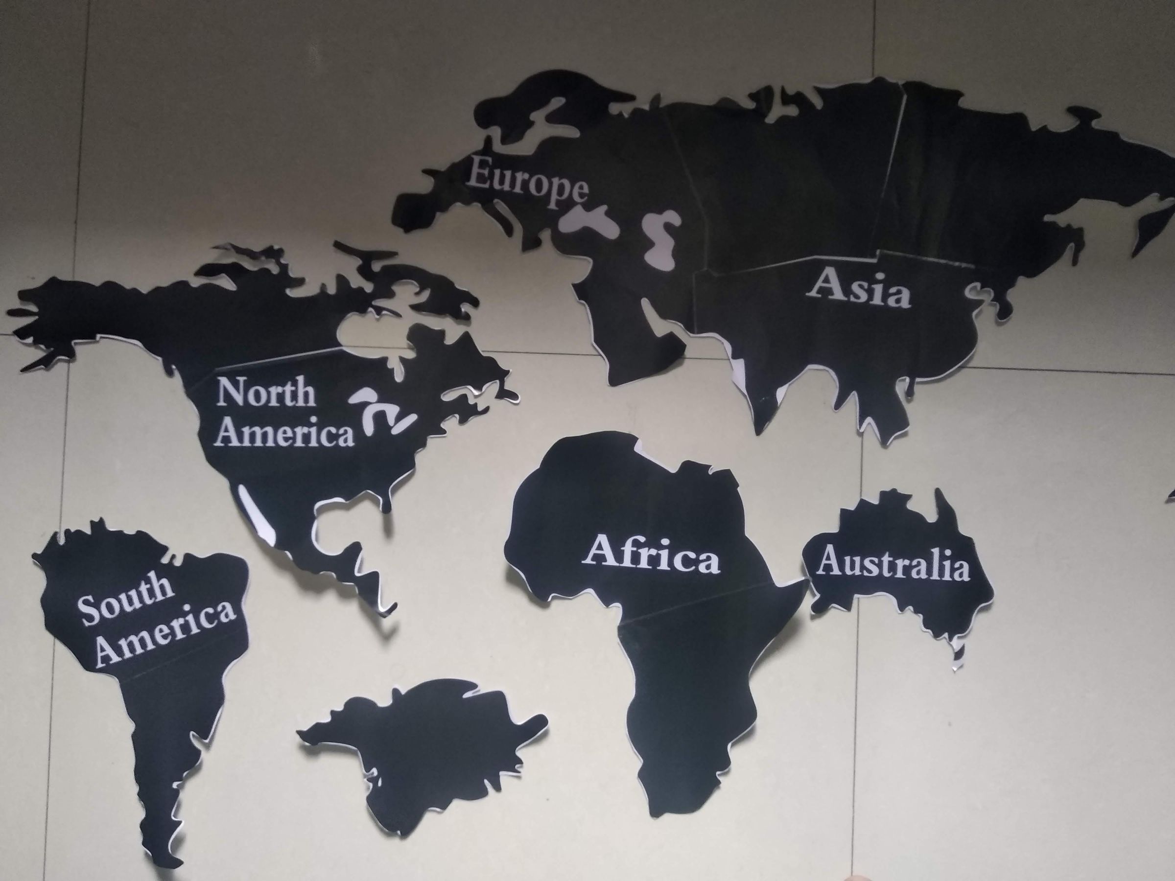 Cardboard World Map With Backlight : 8 Steps - Instructables