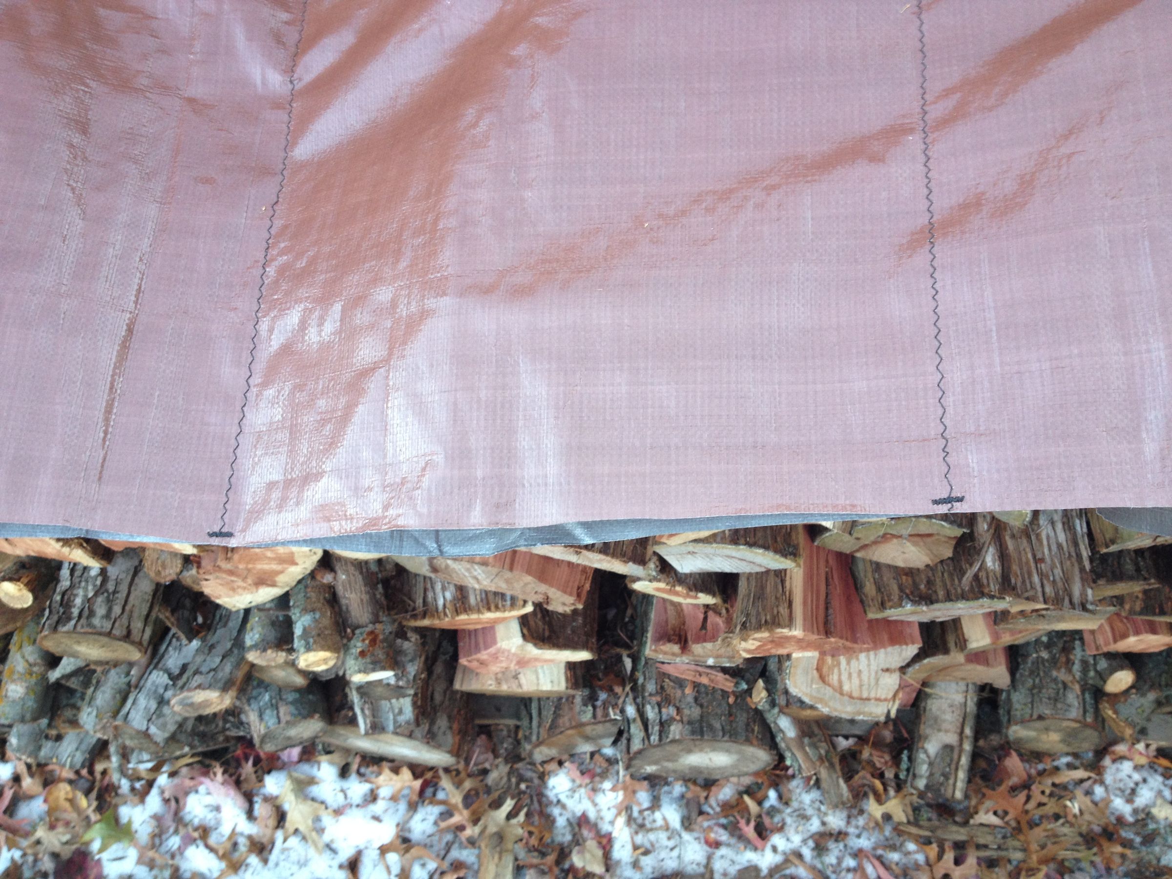Strapless Firewood Tarp : 3 Steps (with Pictures) - Instructables