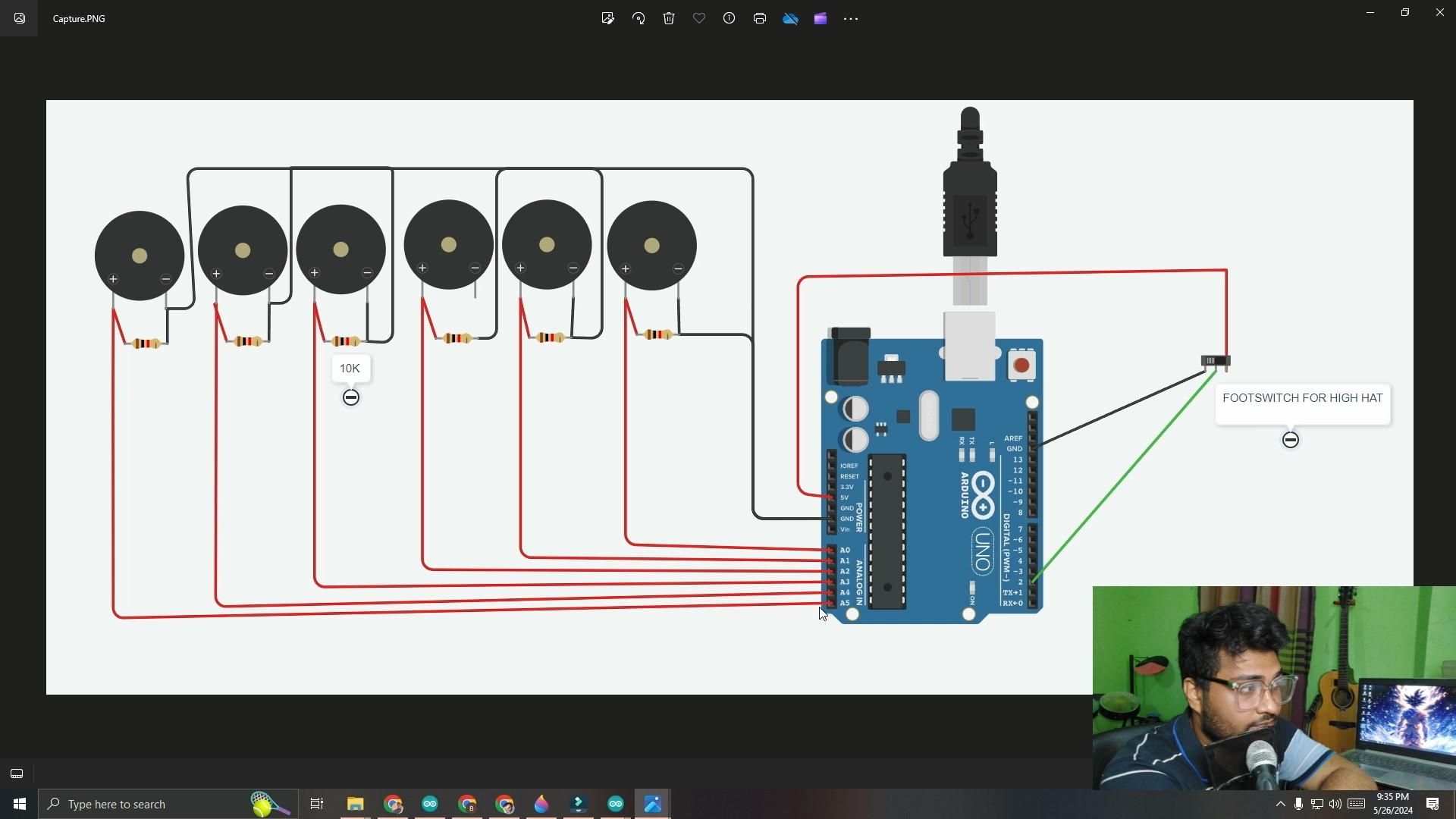 Virtual Drum Kit Using Arduino Uno : 10 Steps - Instructables
