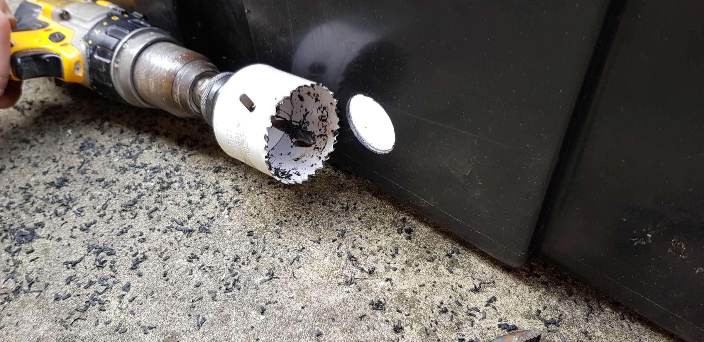 Recycling Plastic Water Tank to Make a Sink. : 3 Steps (with Pictures ...