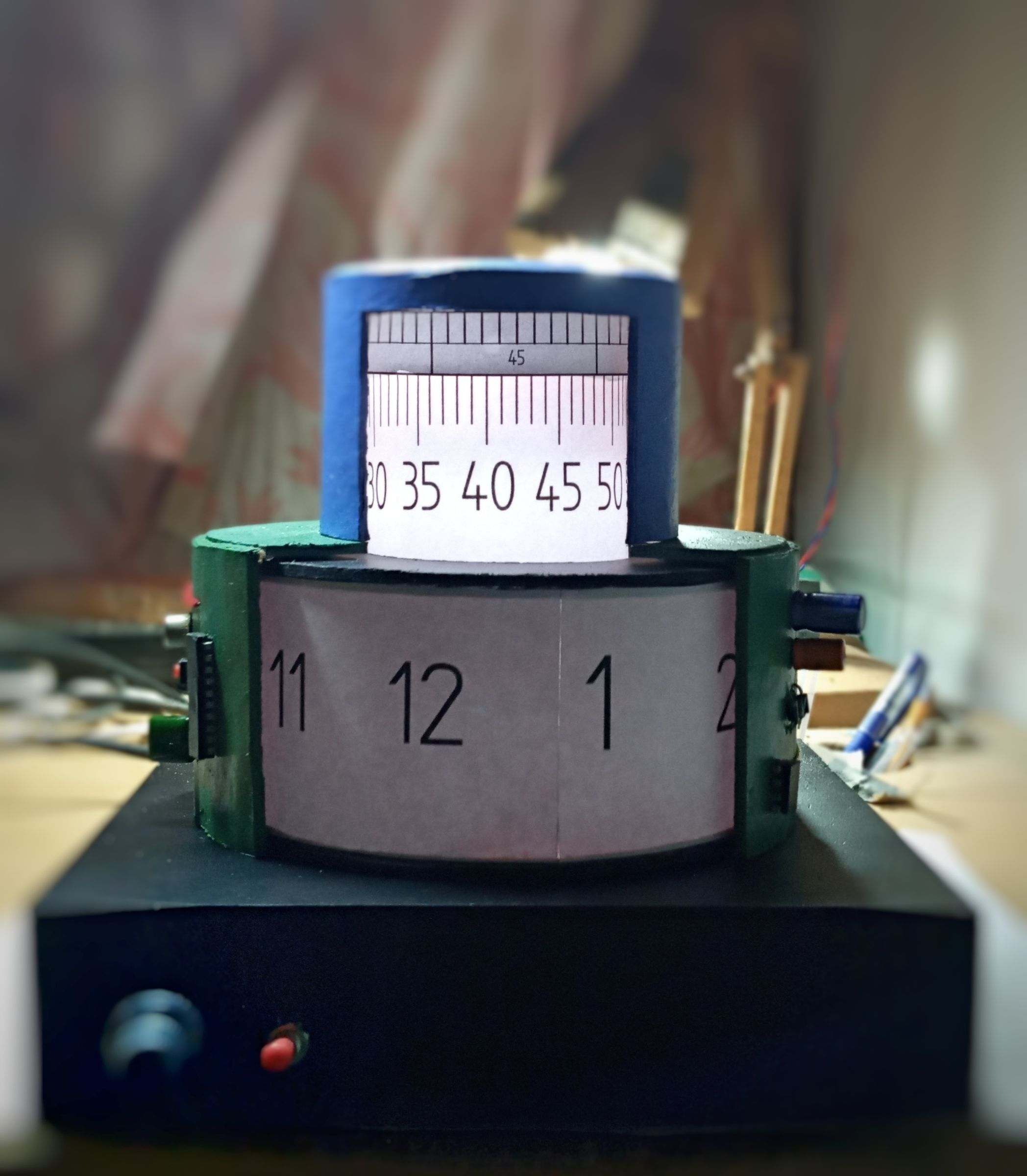 Cylindrical Cyberpunk Clock : 14 Steps (with Pictures) - Instructables
