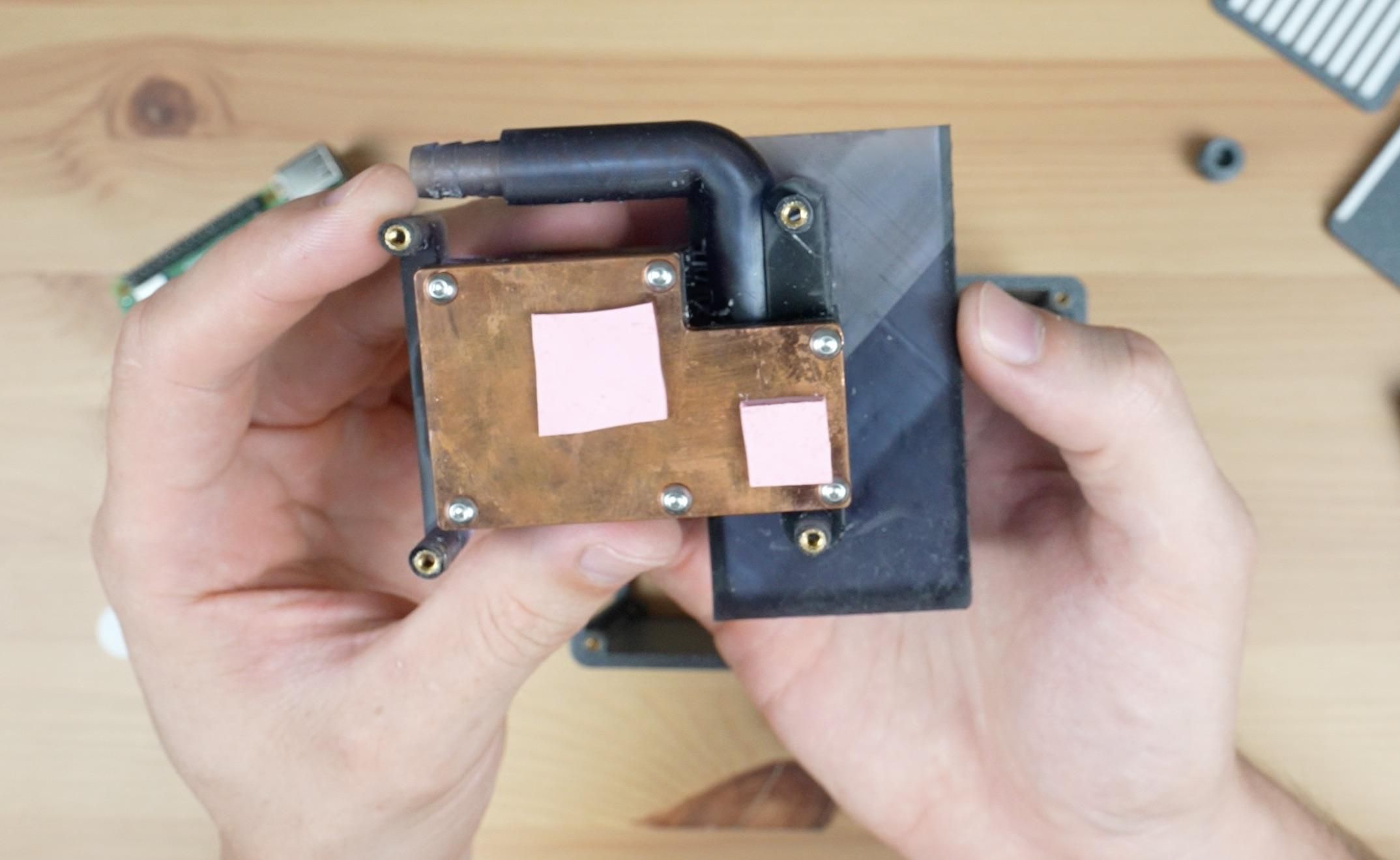 Raspberry Pi 5 Case With Integrated Water Cooling : 6 Steps (with ...