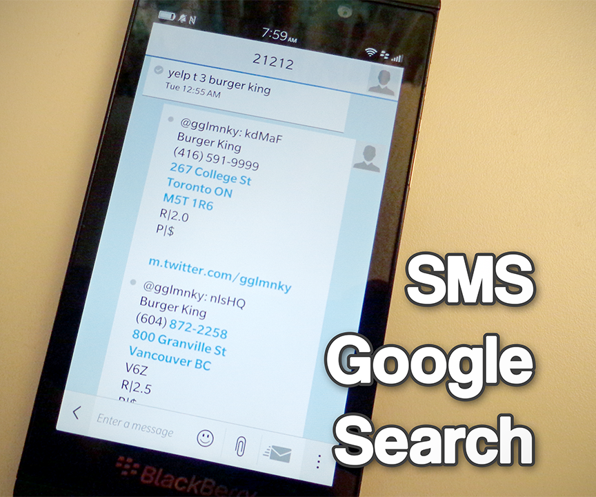 SMS Google Search : 19 Steps - Instructables