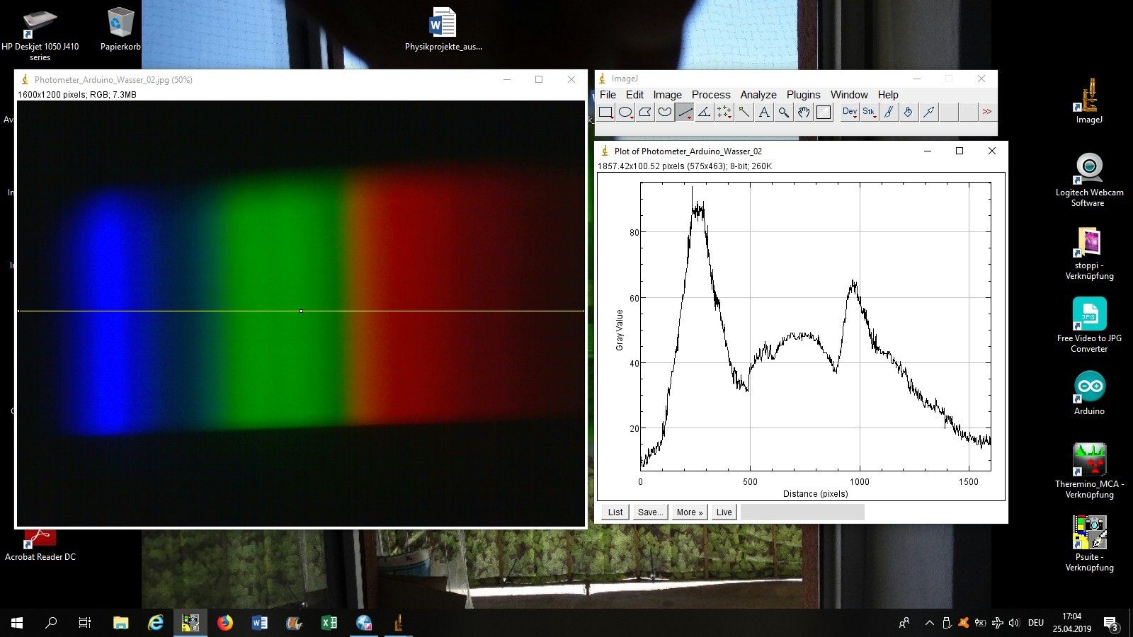 A Homemade Webcam-spectrometer for Emission and Absorption Spectra : 4 ...