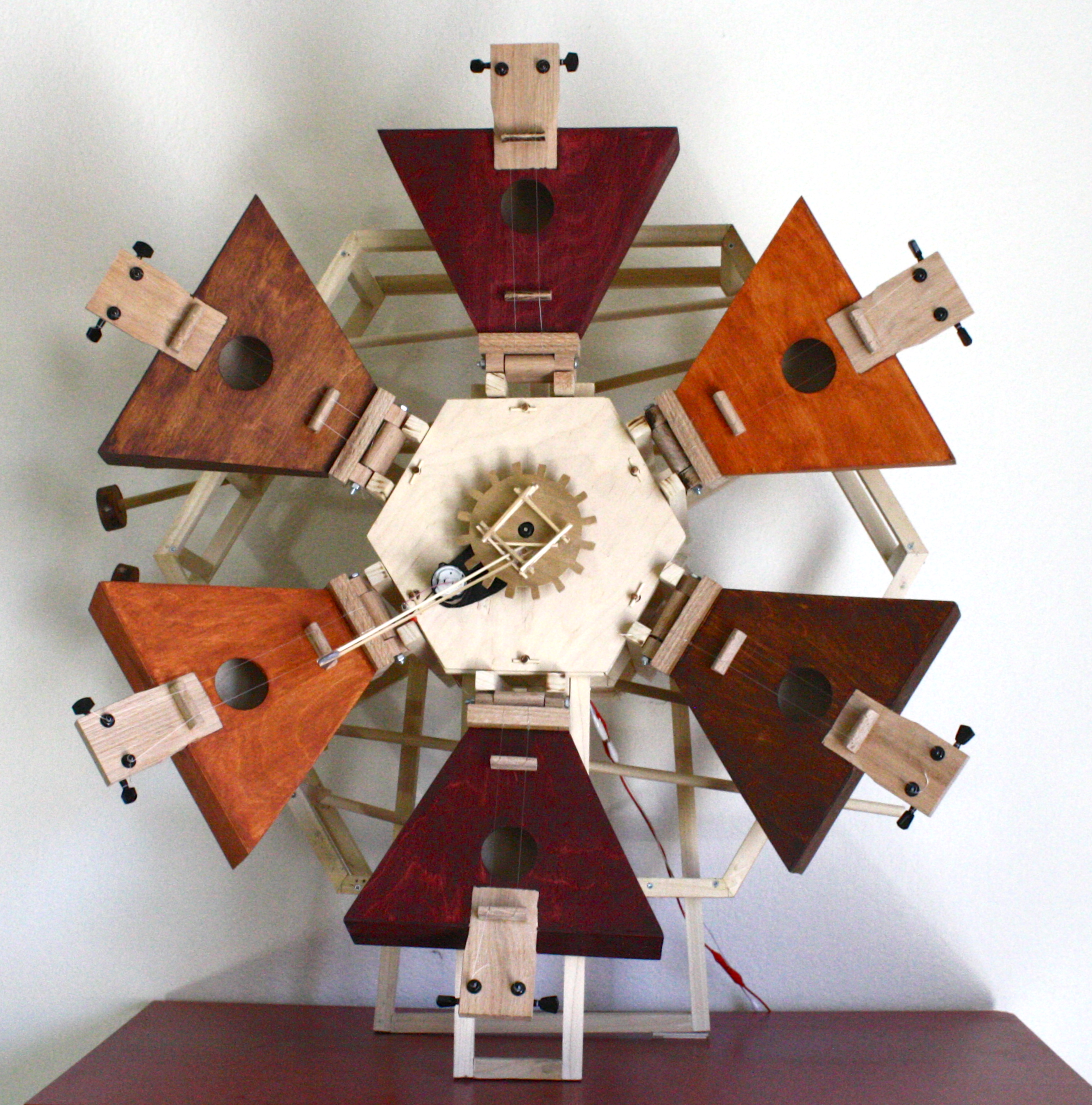 The Hexachord, a Rotary Musical Instrument : 12 Steps (with Pictures ...