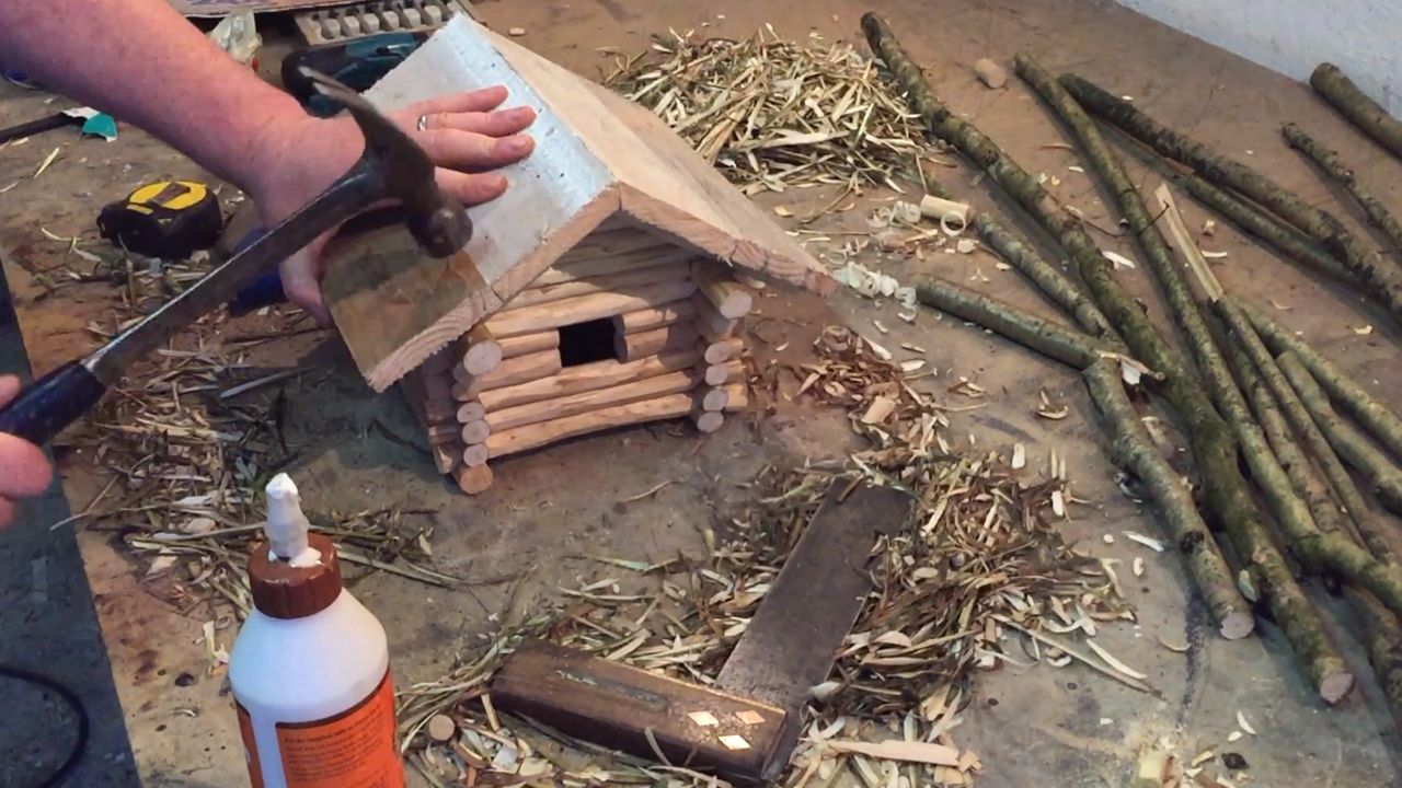 DIY Log Cabin Bird House : 15 Steps (with Pictures) - Instructables