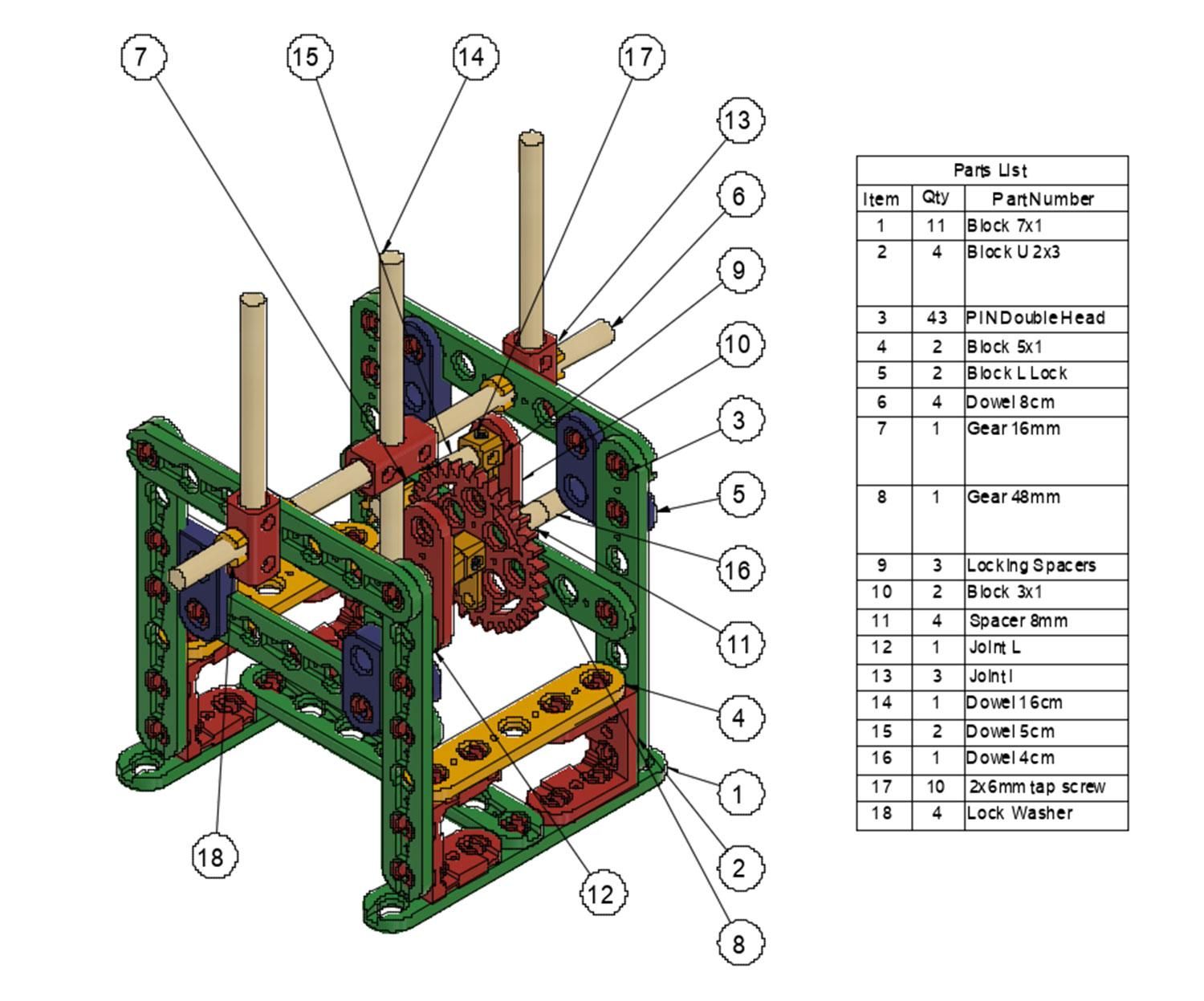 The Most Advanced Open-Source 3D Print Modular Block for STEM : 4 Steps ...
