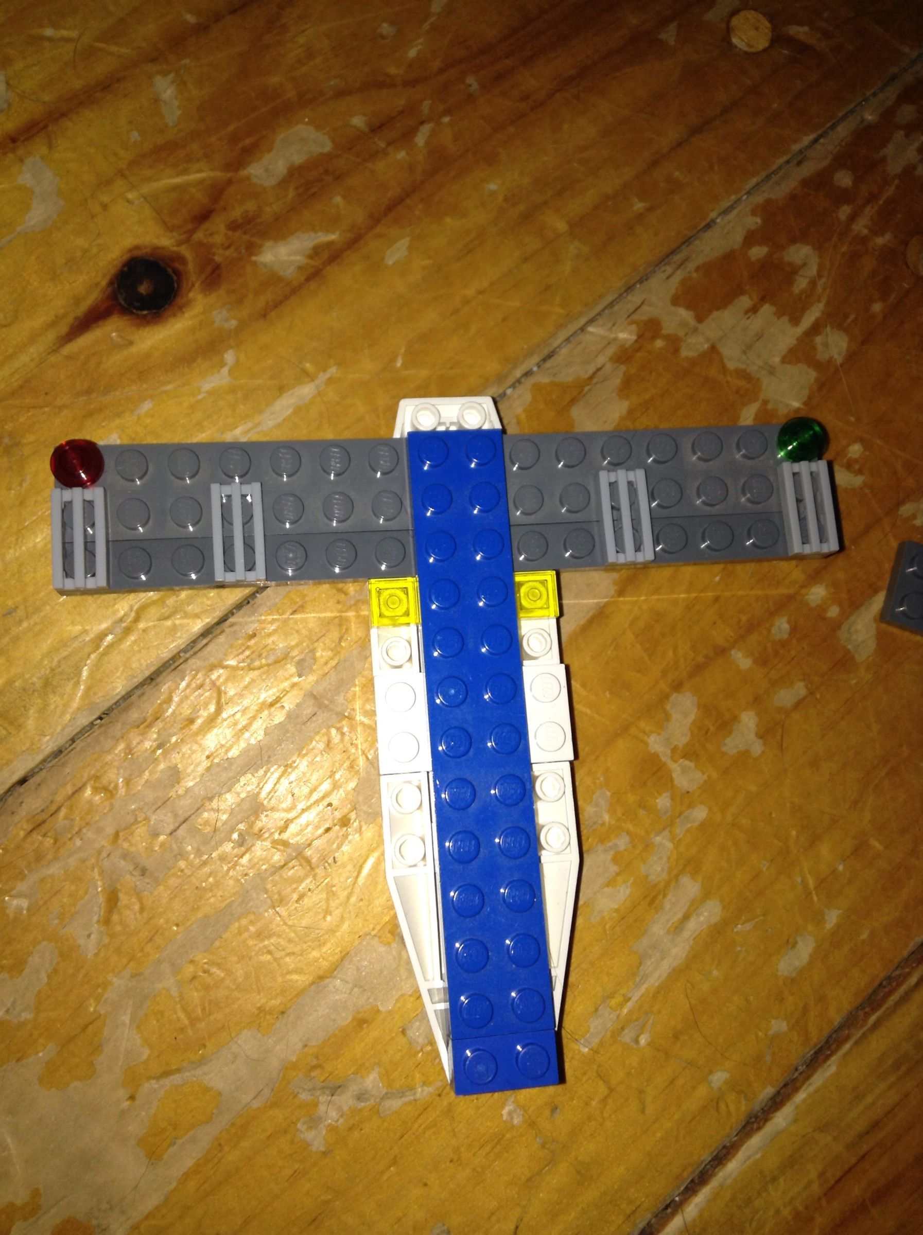 Lego Underwing Plane : 10 Steps - Instructables