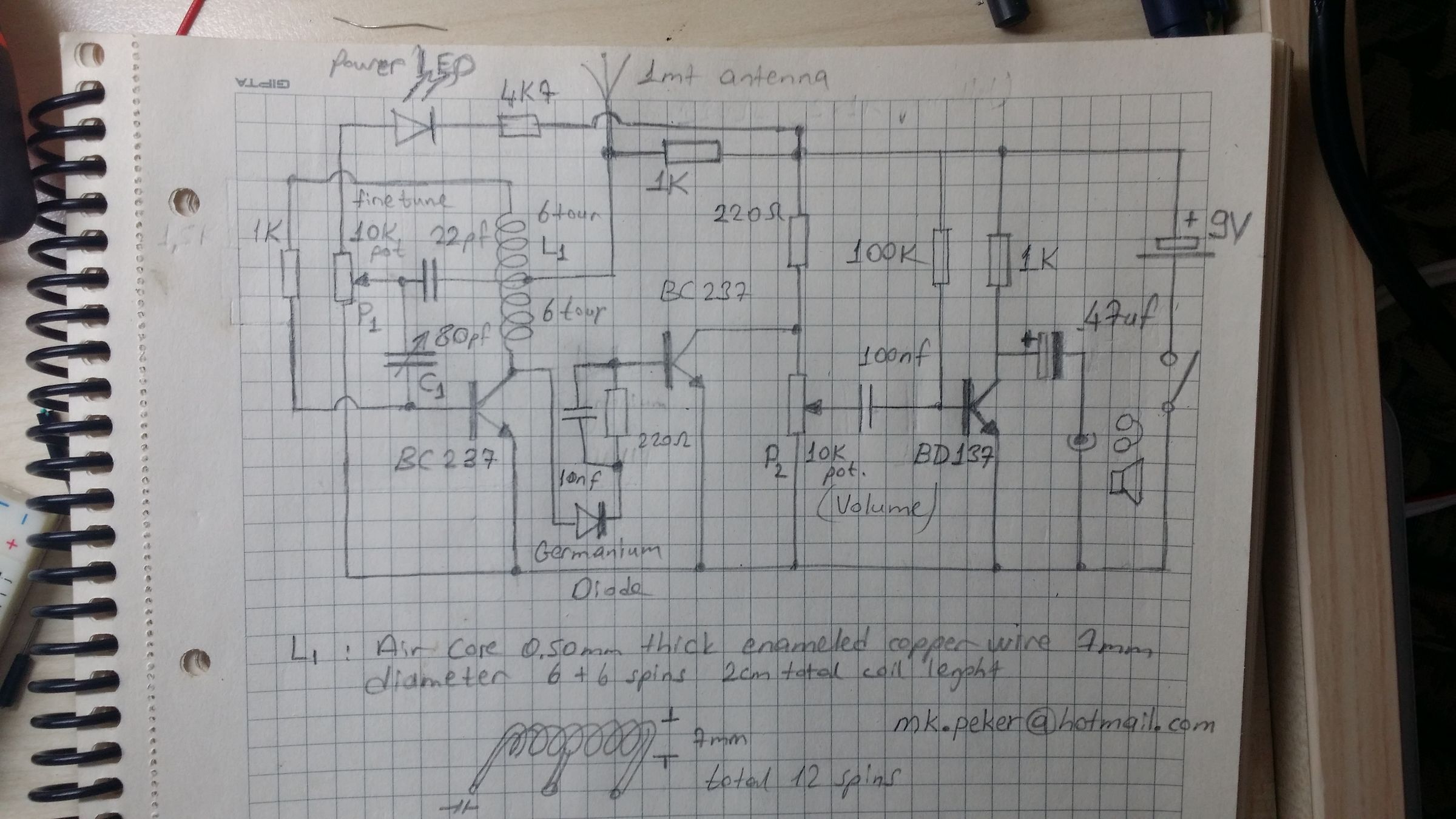 Simple FM Radio (sure Works!) : 6 Steps (with Pictures) - Instructables
