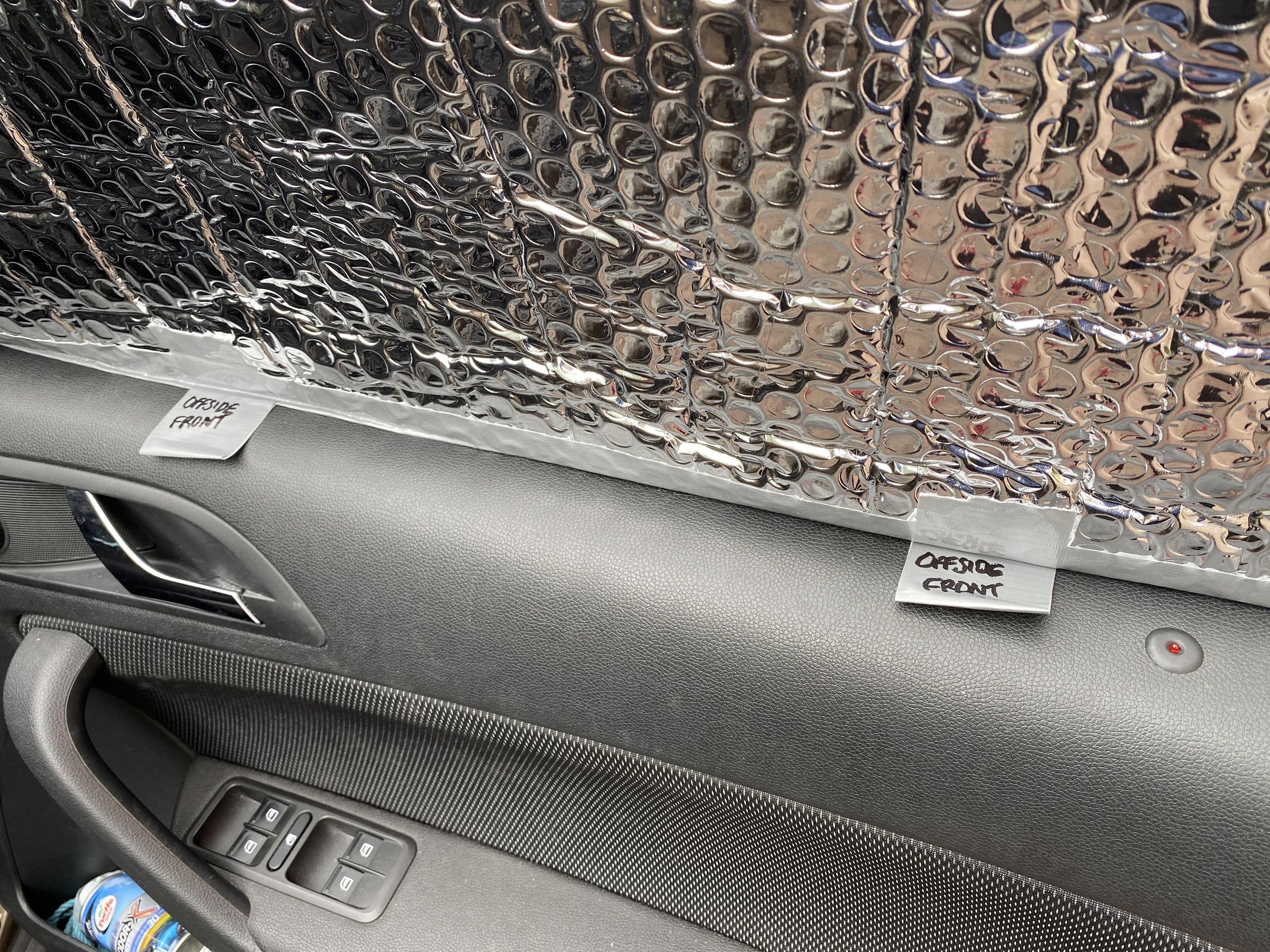 Car/Van Campervan/ Car Camper Thermal Blackout Blinds : 5 Steps ...