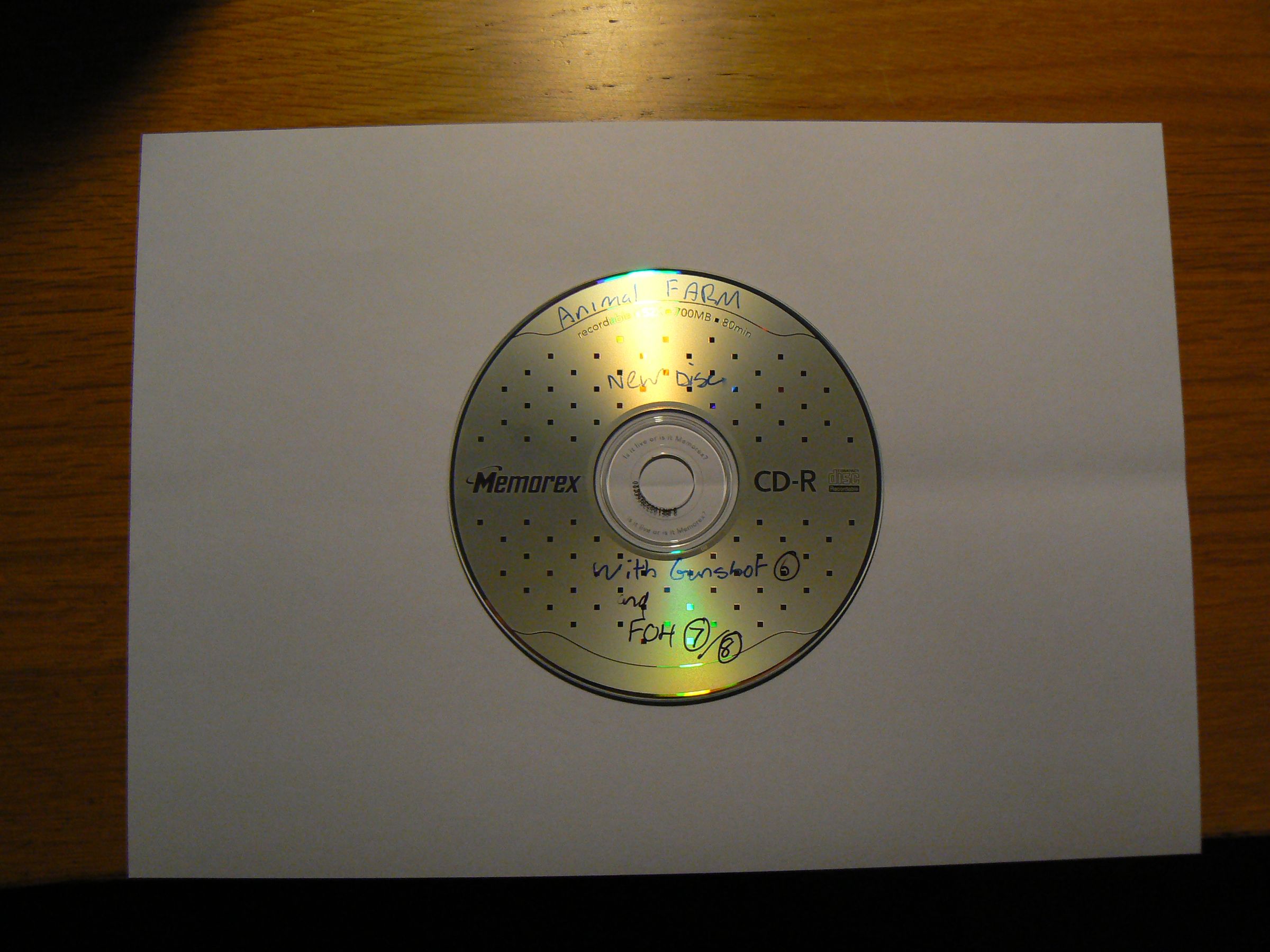 Quick and Cheap CD/DVD/ Pick a Format Disc : 6 Steps - Instructables