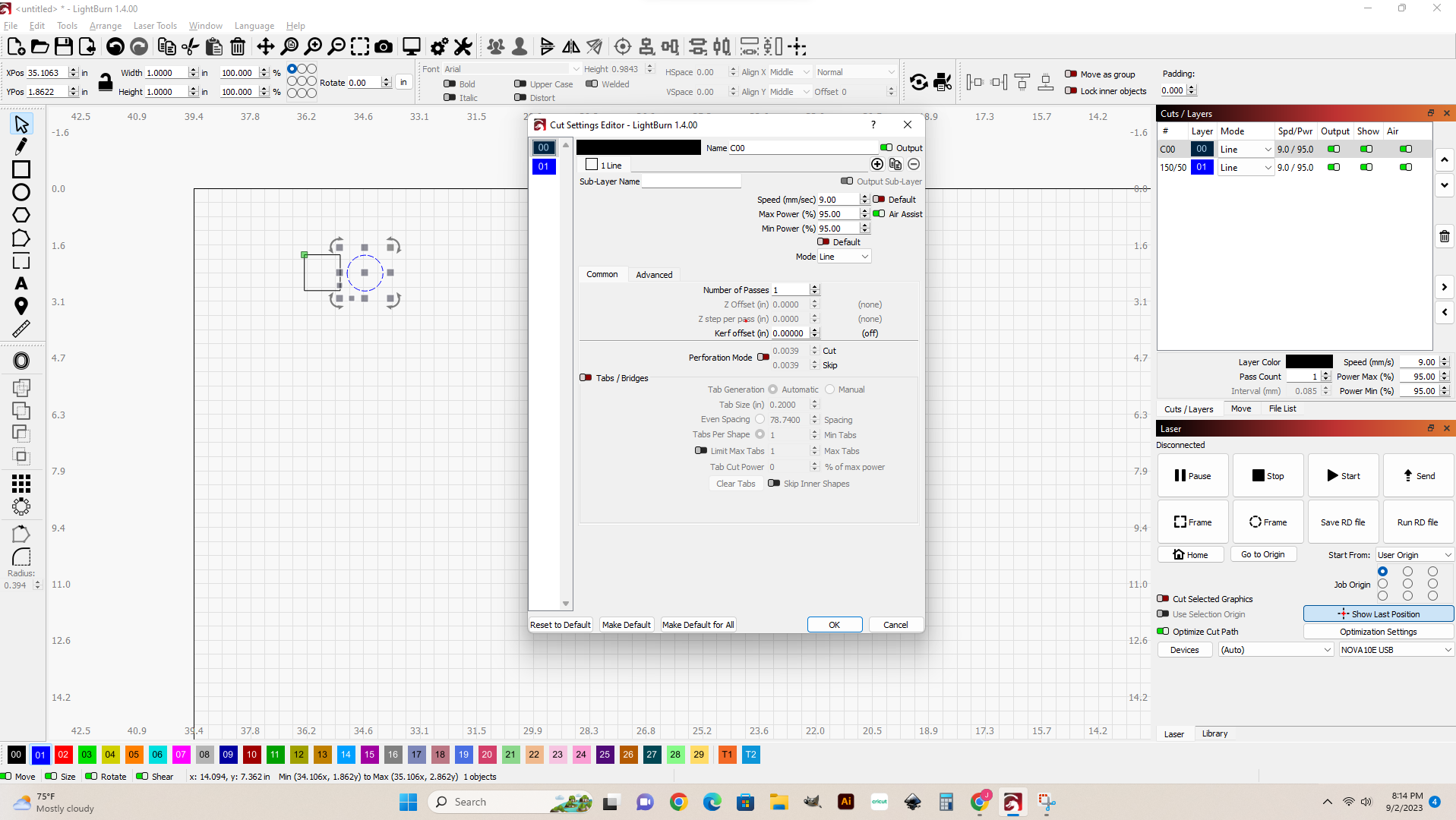 Basic Lightburn Tutorial for Laser Cutting : 13 Steps - Instructables