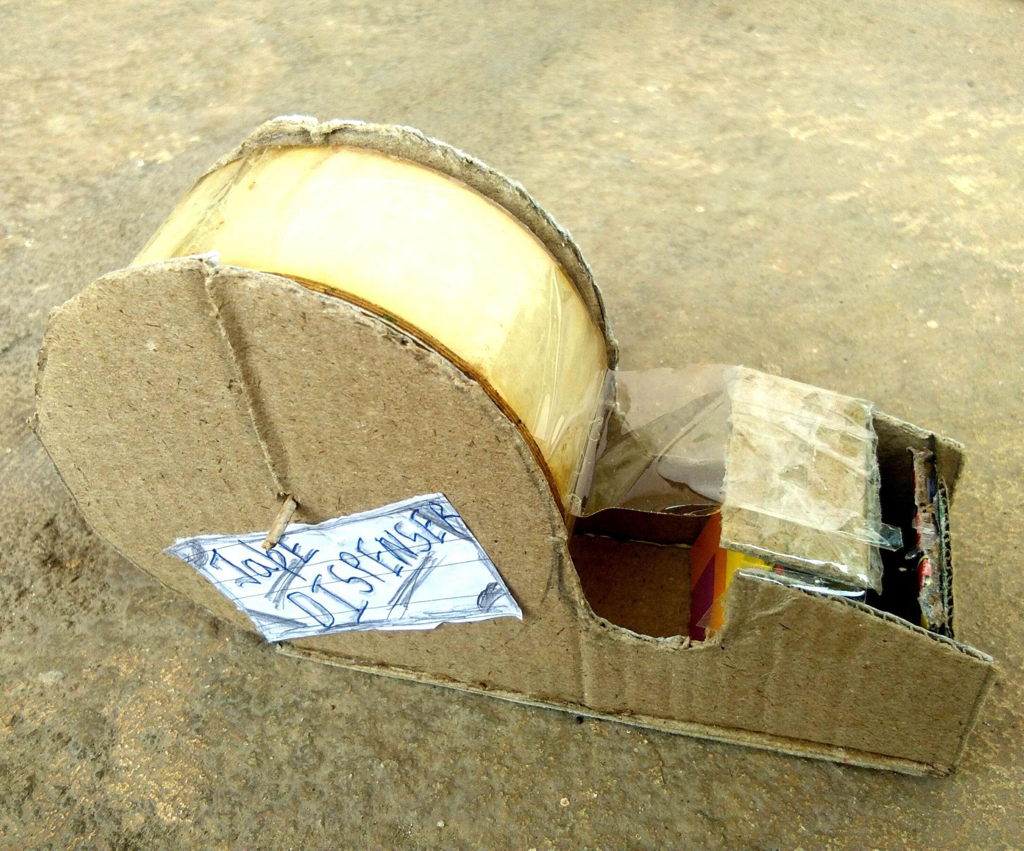 Making of TAPE DISPENSER. : 5 Steps - Instructables