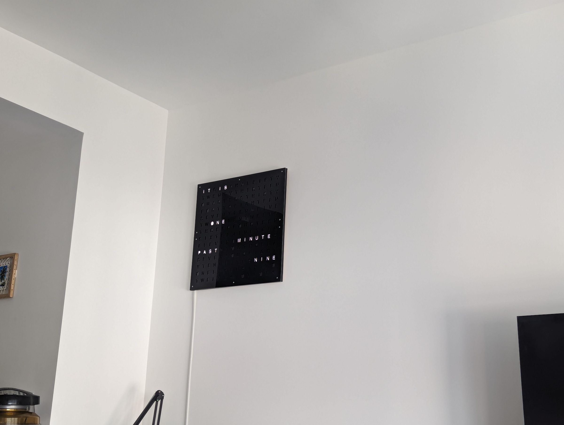 Ultra Thin Minimalistic LED Word Clock : 5 Steps (with Pictures ...