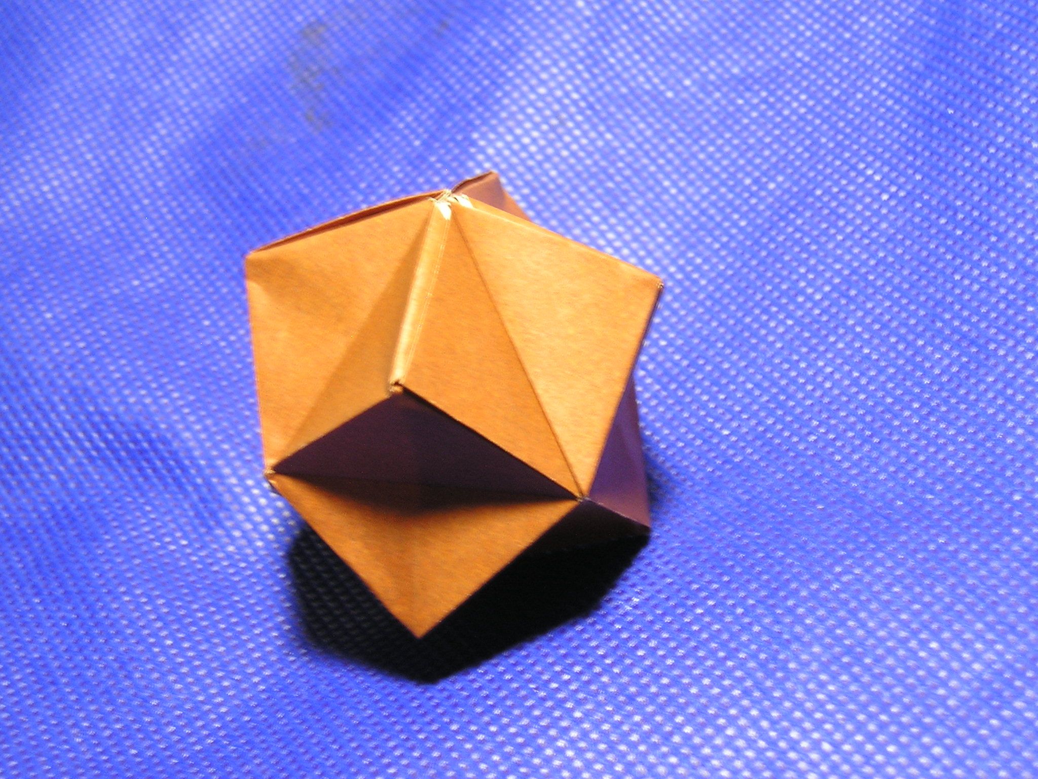 Single Sheet Origami Stellated Octahedron : 6 Steps - Instructables