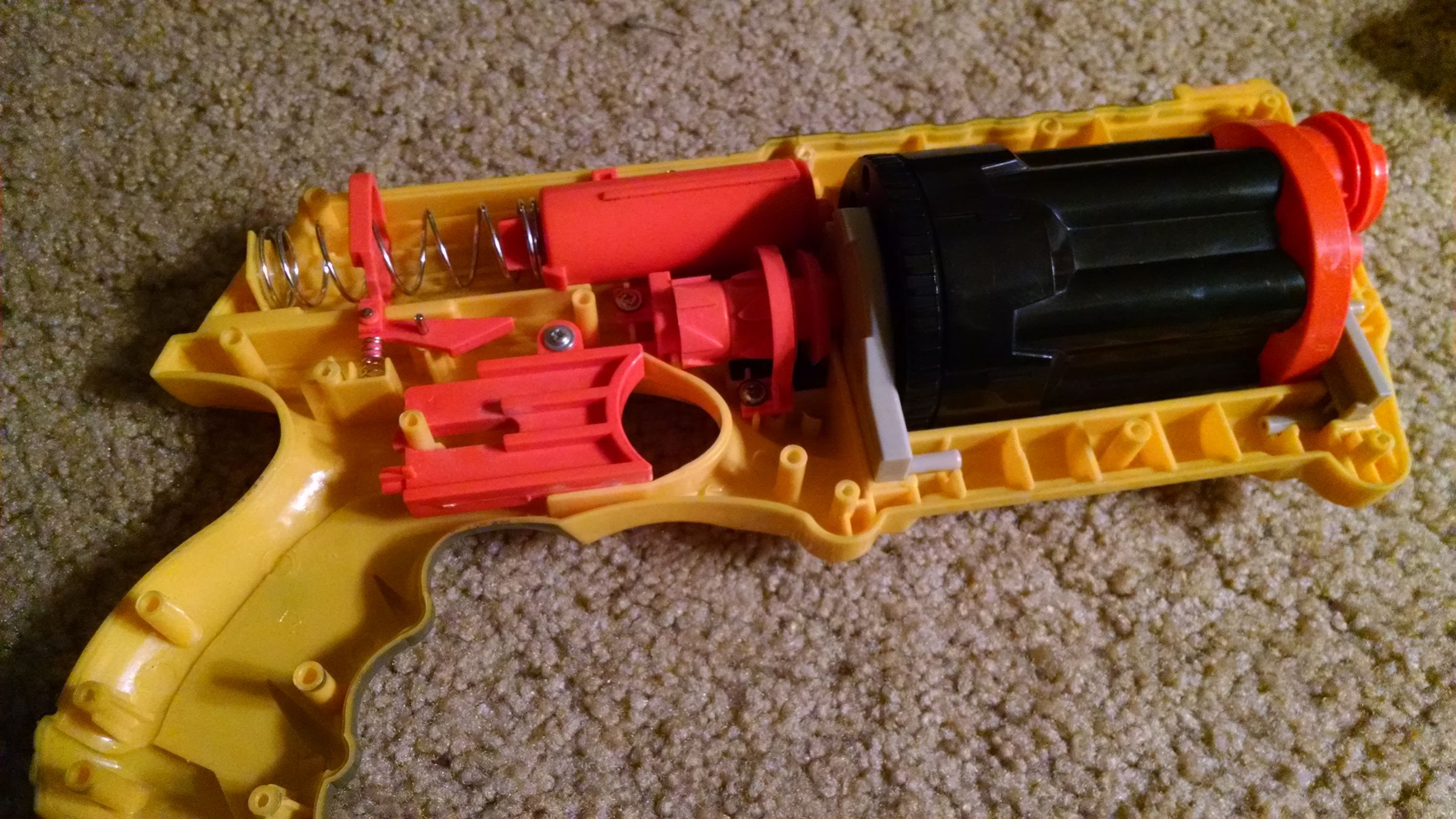 Make a Wand Launcher Out of a Nerf Maverick Rev-6 : 10 Steps ...