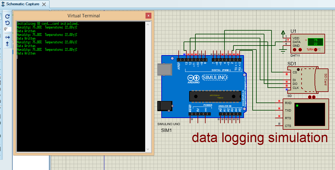 How to Make Humidity and Temperature Real Time Data Recorder With ...