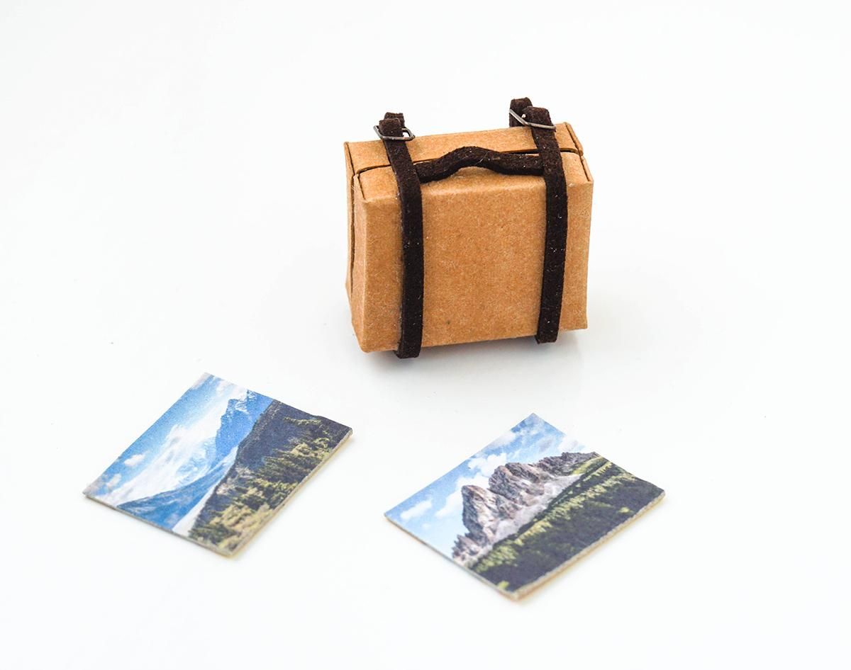 DIY Miniature Suitcase | How to Make a Mini 1/12 Picnic Hamper : 9 ...