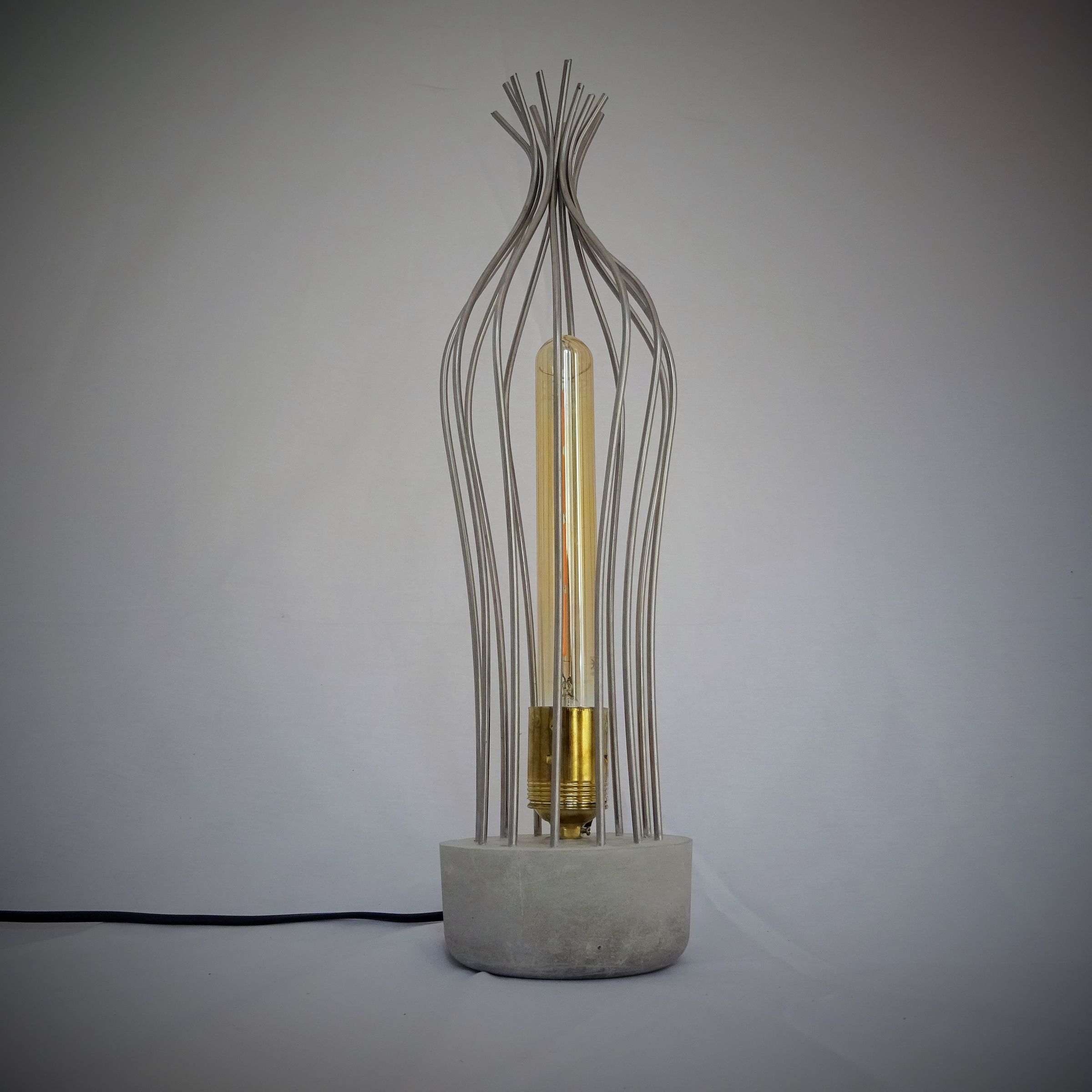 Concrete Base Table Lamp : 5 Steps (with Pictures) - Instructables