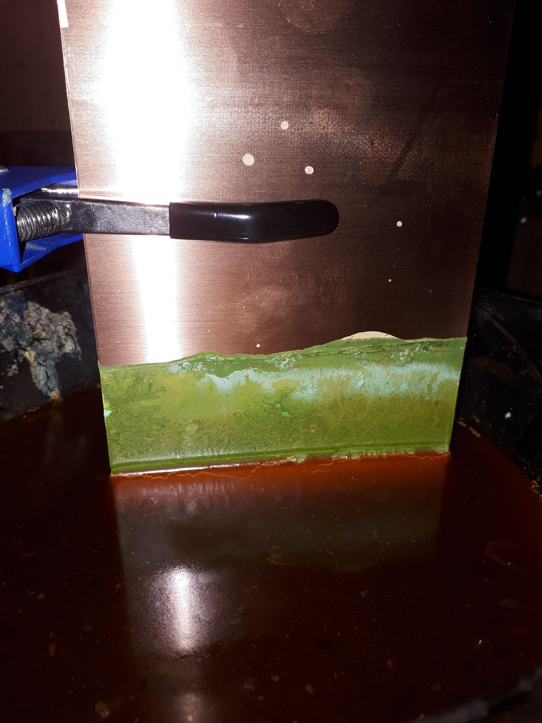 Copper Display Electroplating With Cobalt Salts and Graphite Electrodes ...
