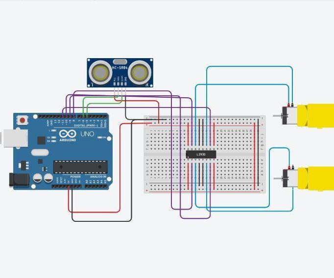Obstacle Avoiding Robot Circuit : 3 Steps - Instructables