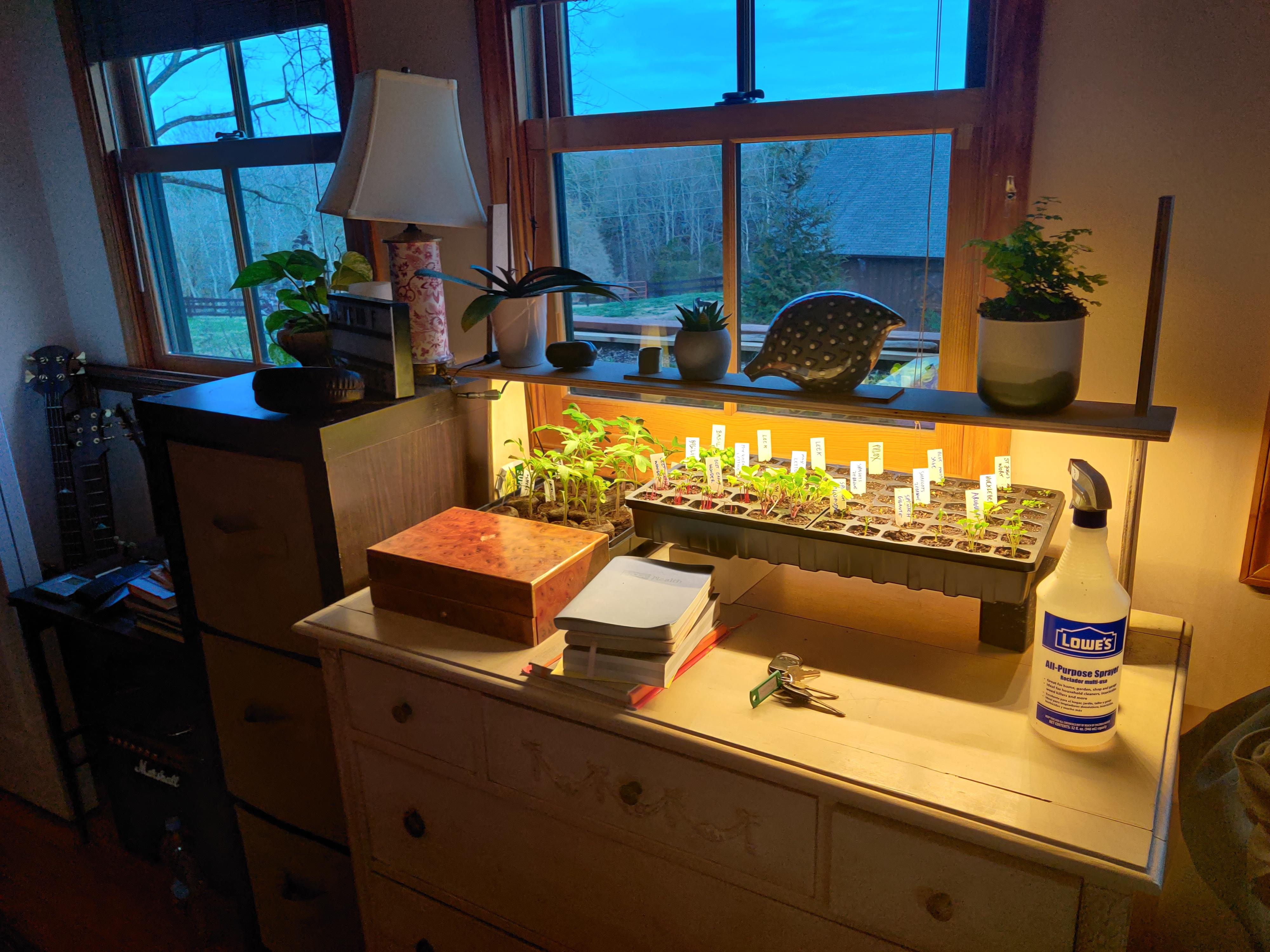 Adjustable Height Grow Light Shelf : 7 Steps (with Pictures ...