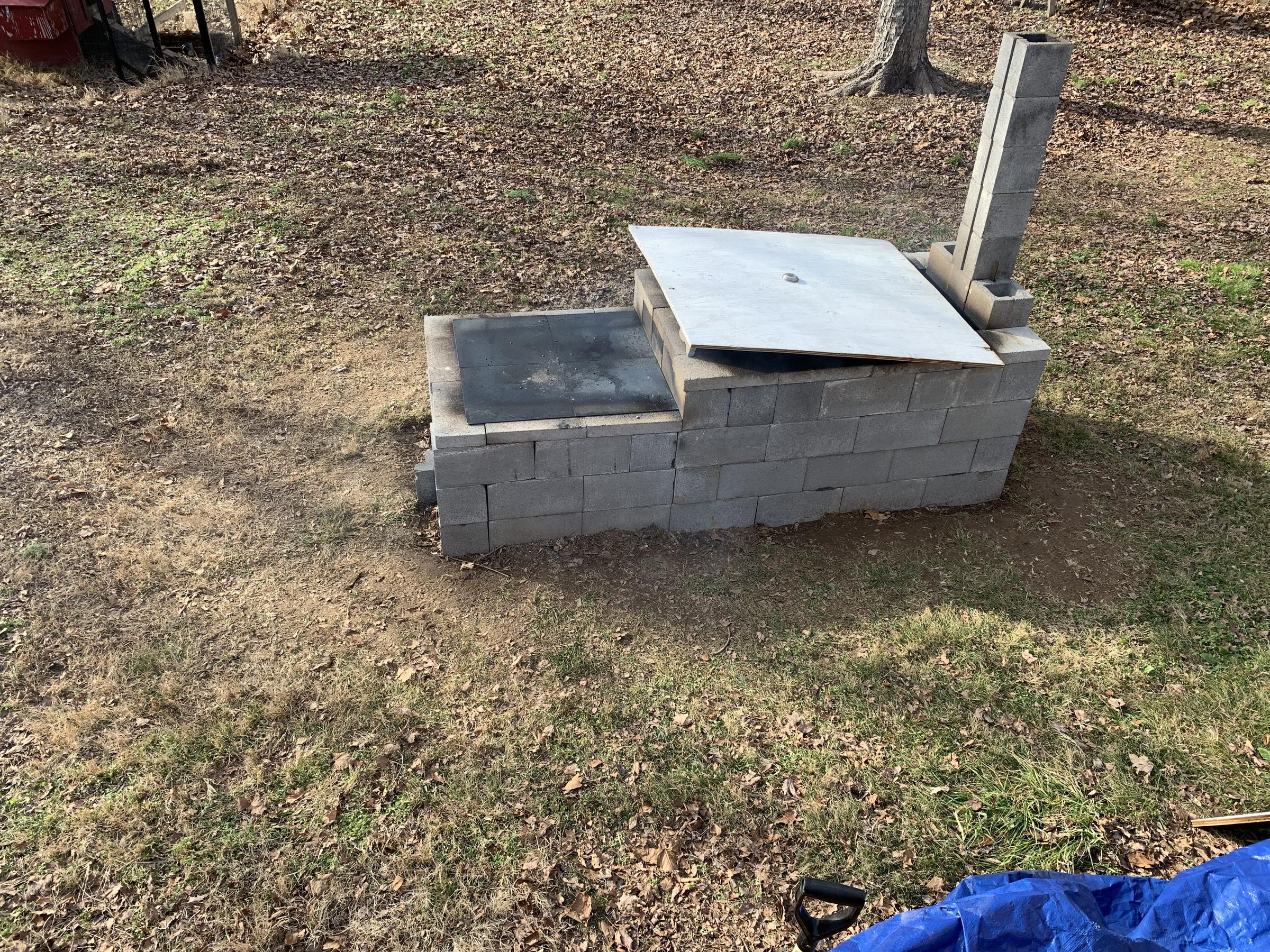 Cinder Block (CMU) Offset Smoker : 12 Steps (with Pictures) - Instructables