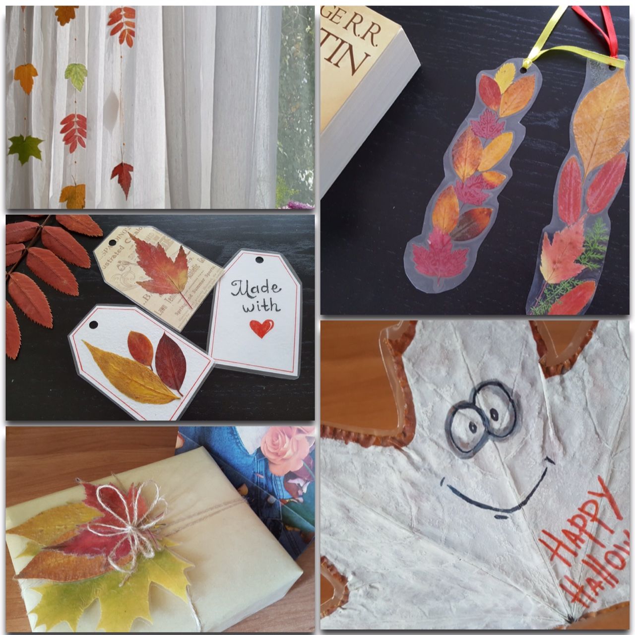 Laminated Leaves for Fall Crafts. No Laminator Needed : 5 Steps (with ...