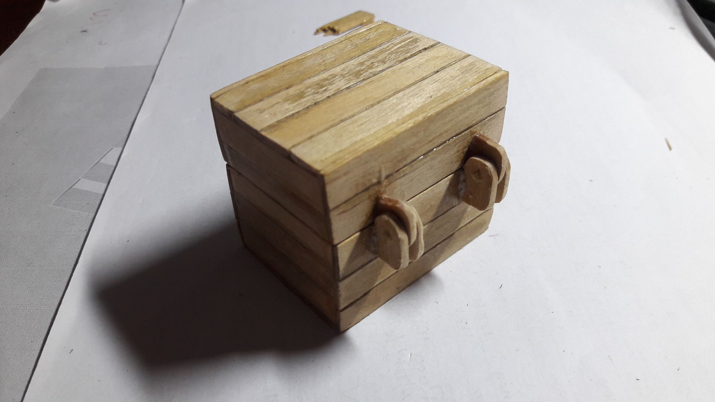 Small Wooden Box From Popsicle Sticks : 6 Steps - Instructables