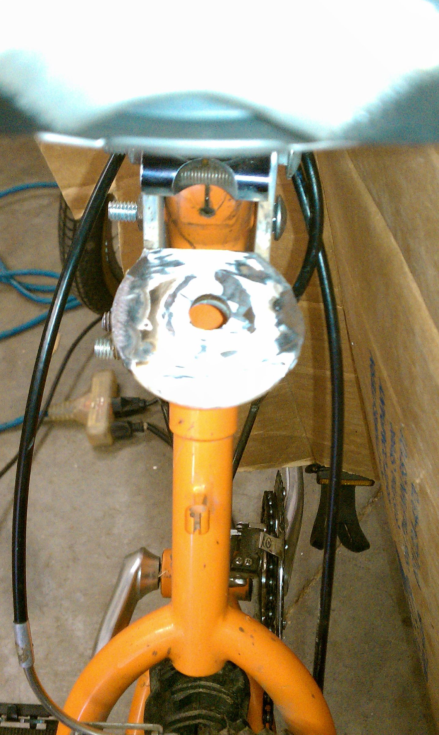 How to Make a Pedicab Trailer Hitch Using Car Steering Tie Rod ...