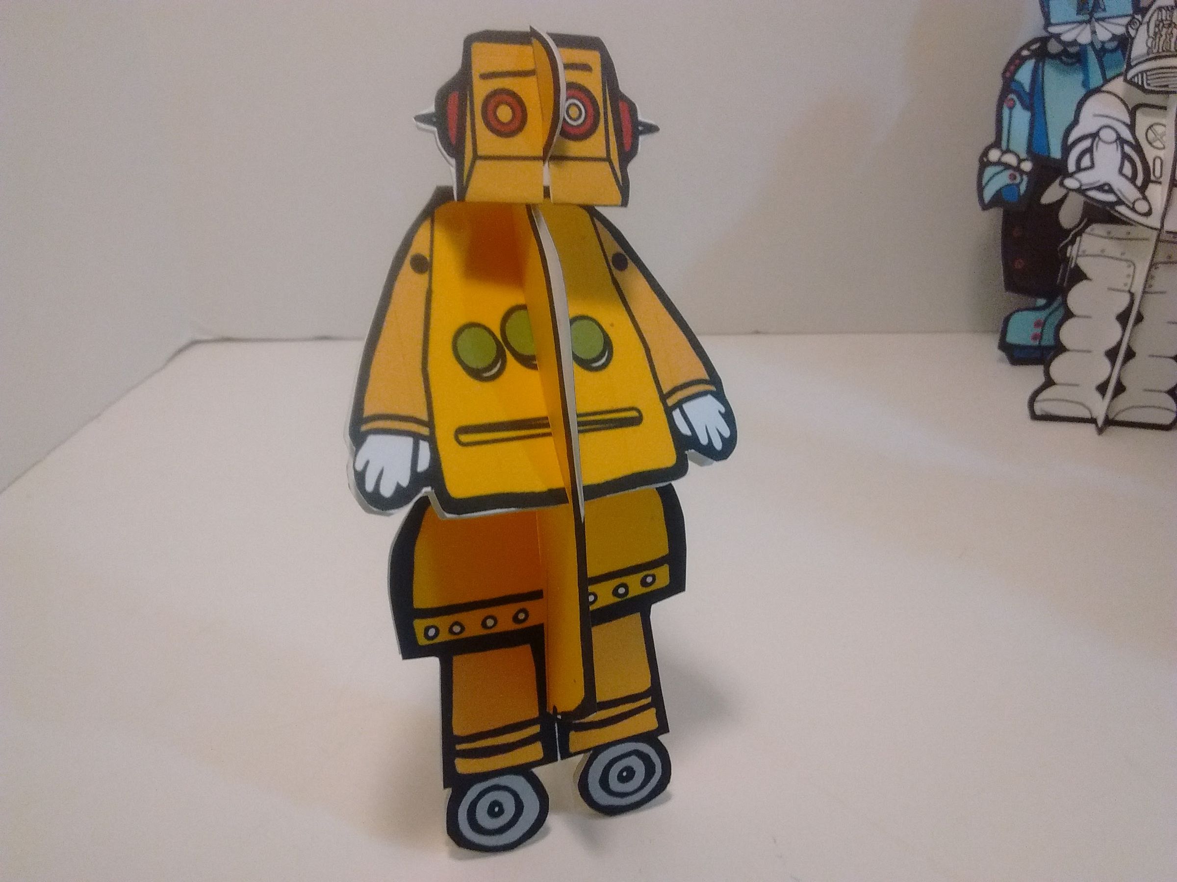 Blinky Paper Robot - 1st Paper Circuit Project : 7 Steps (with Pictures ...