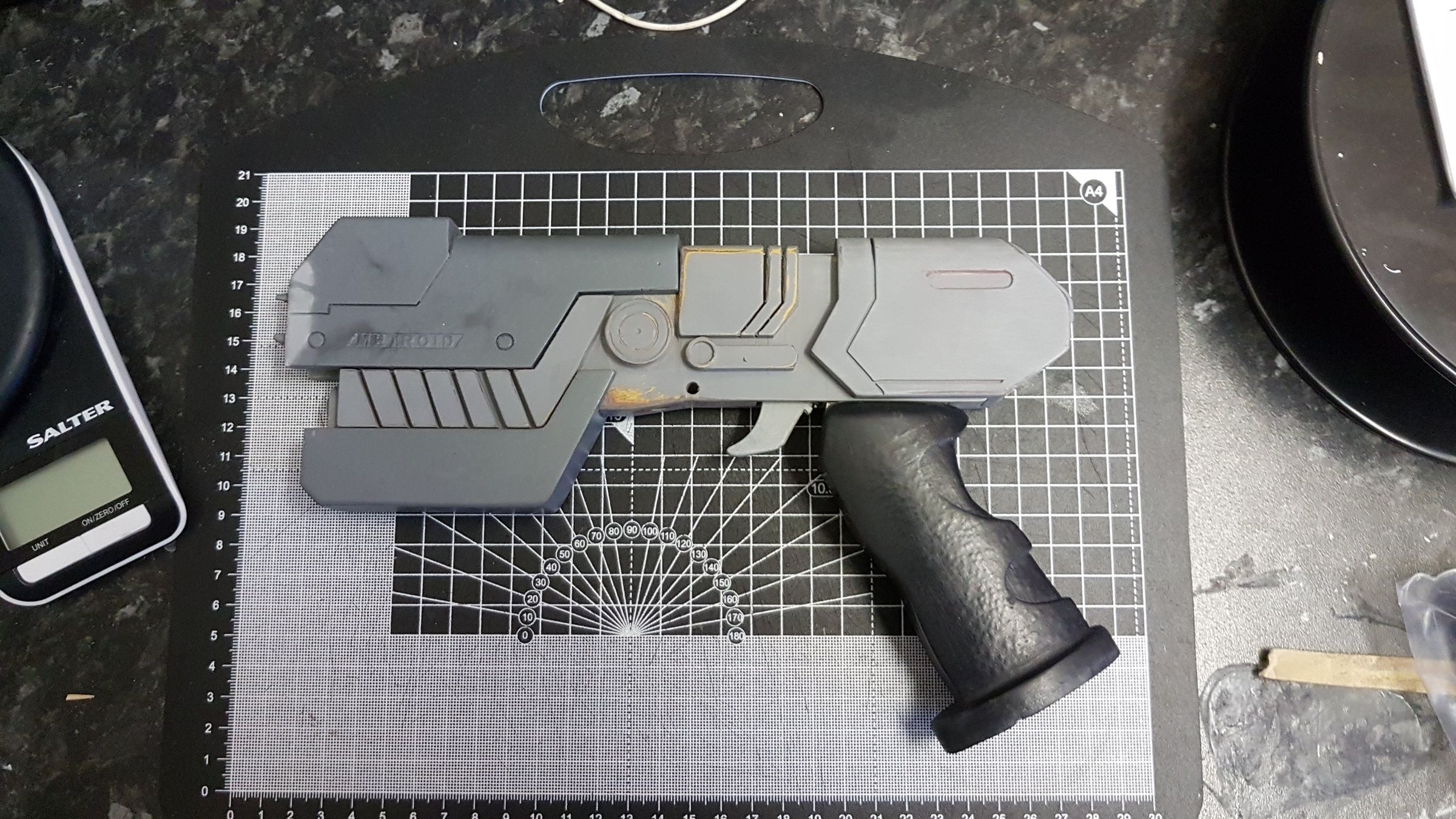 Paralyzer Blaster (Metroid) Mould and Cast : 4 Steps (with Pictures ...