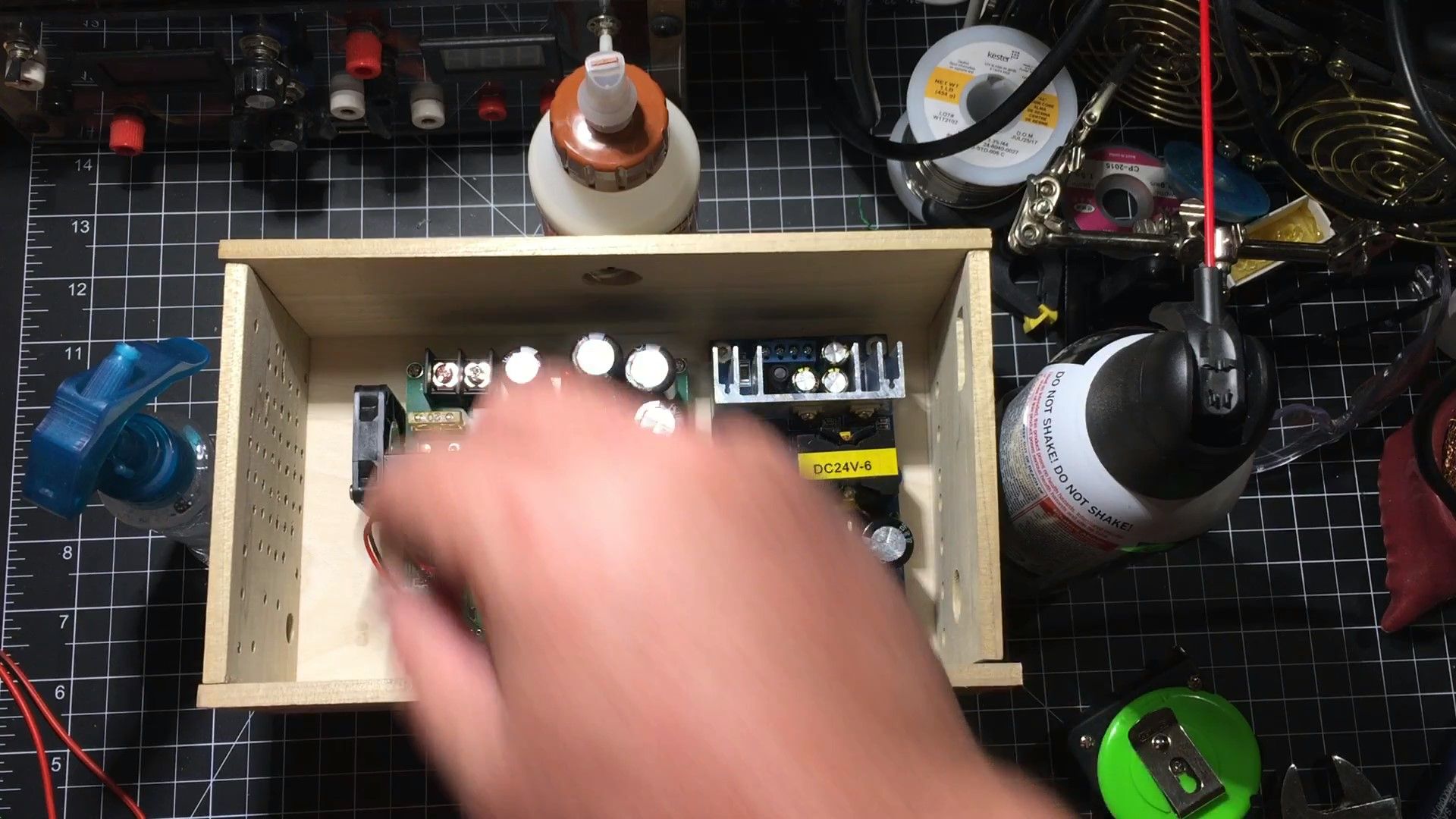 DIY High Voltage 8V-120V 0-15A CC/CV Small Portable Adjustable Bench ...